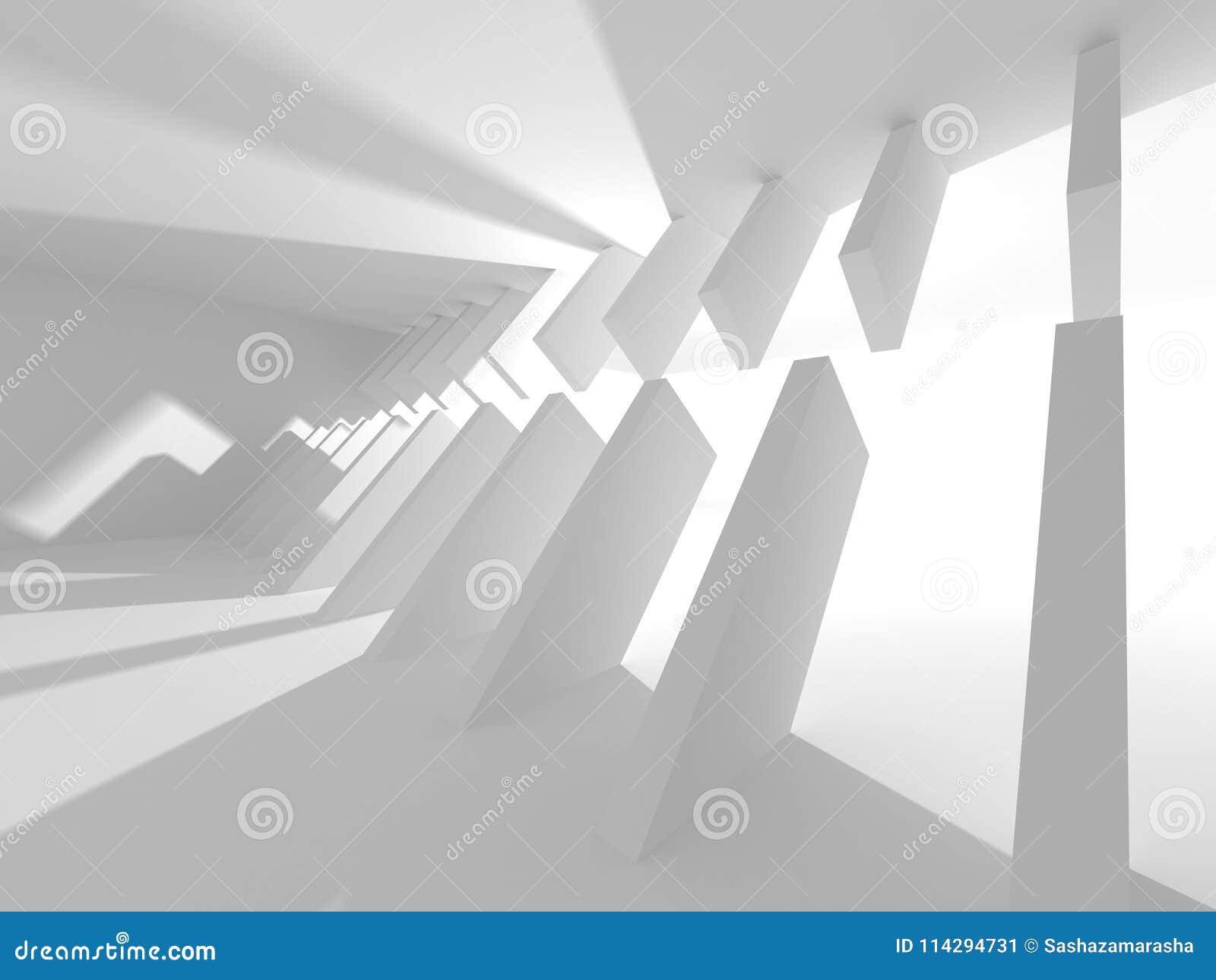 Abstract Architecture Modern Design Background Stock Illustration ...
