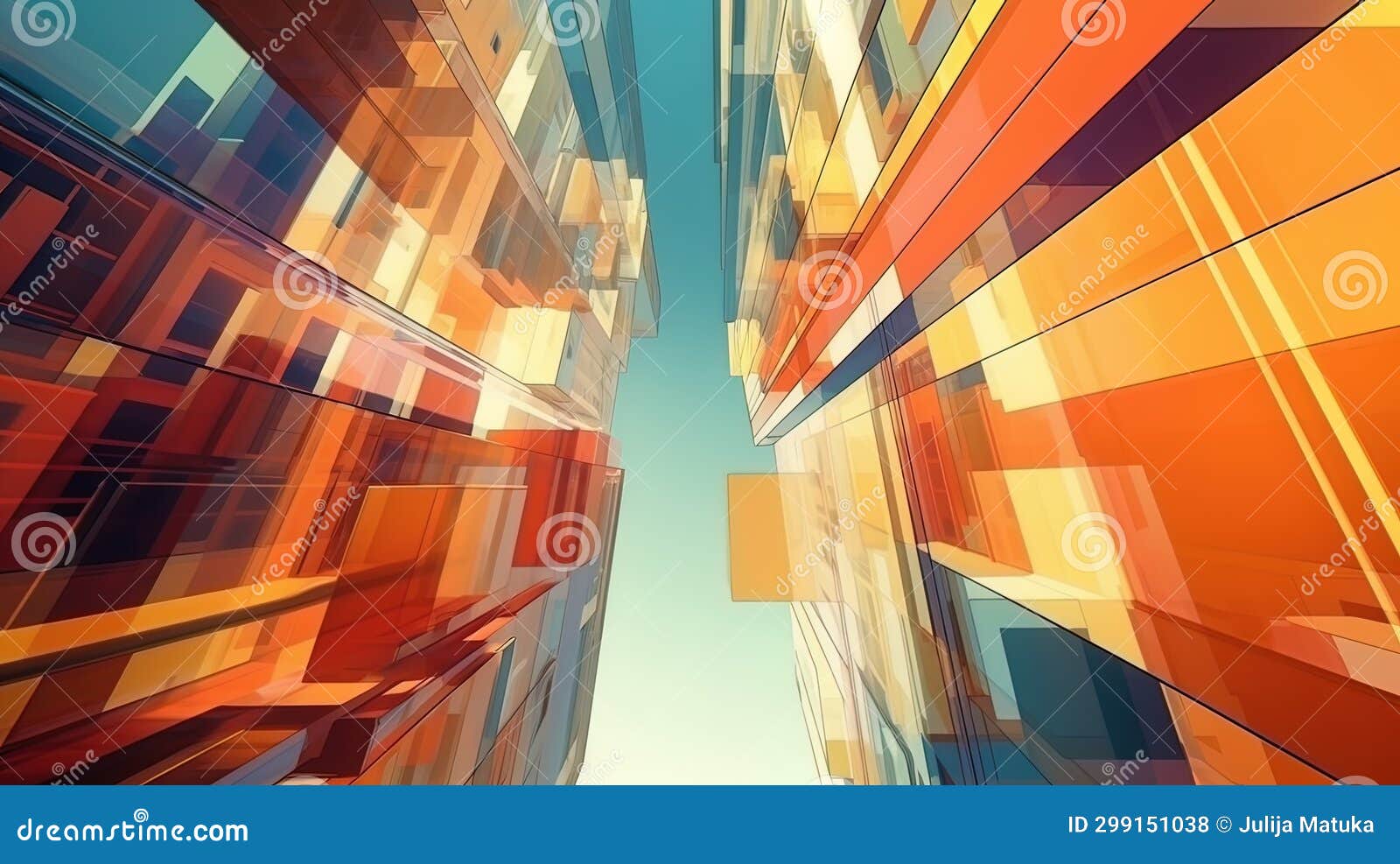 Abstract Architecture: Scenes with Abstract Details of Buildings Stock ...
