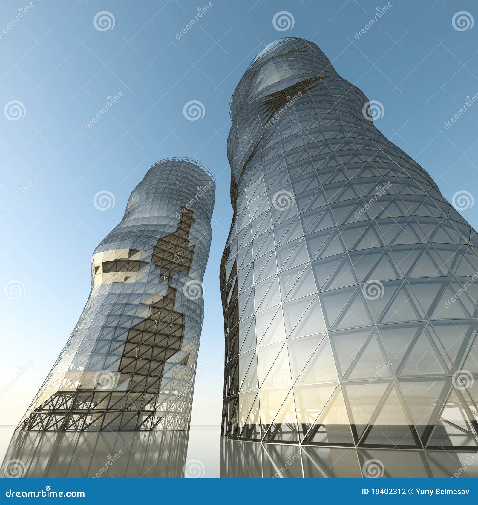 Abstract Architecture Towers Royalty-Free Stock Image | CartoonDealer ...