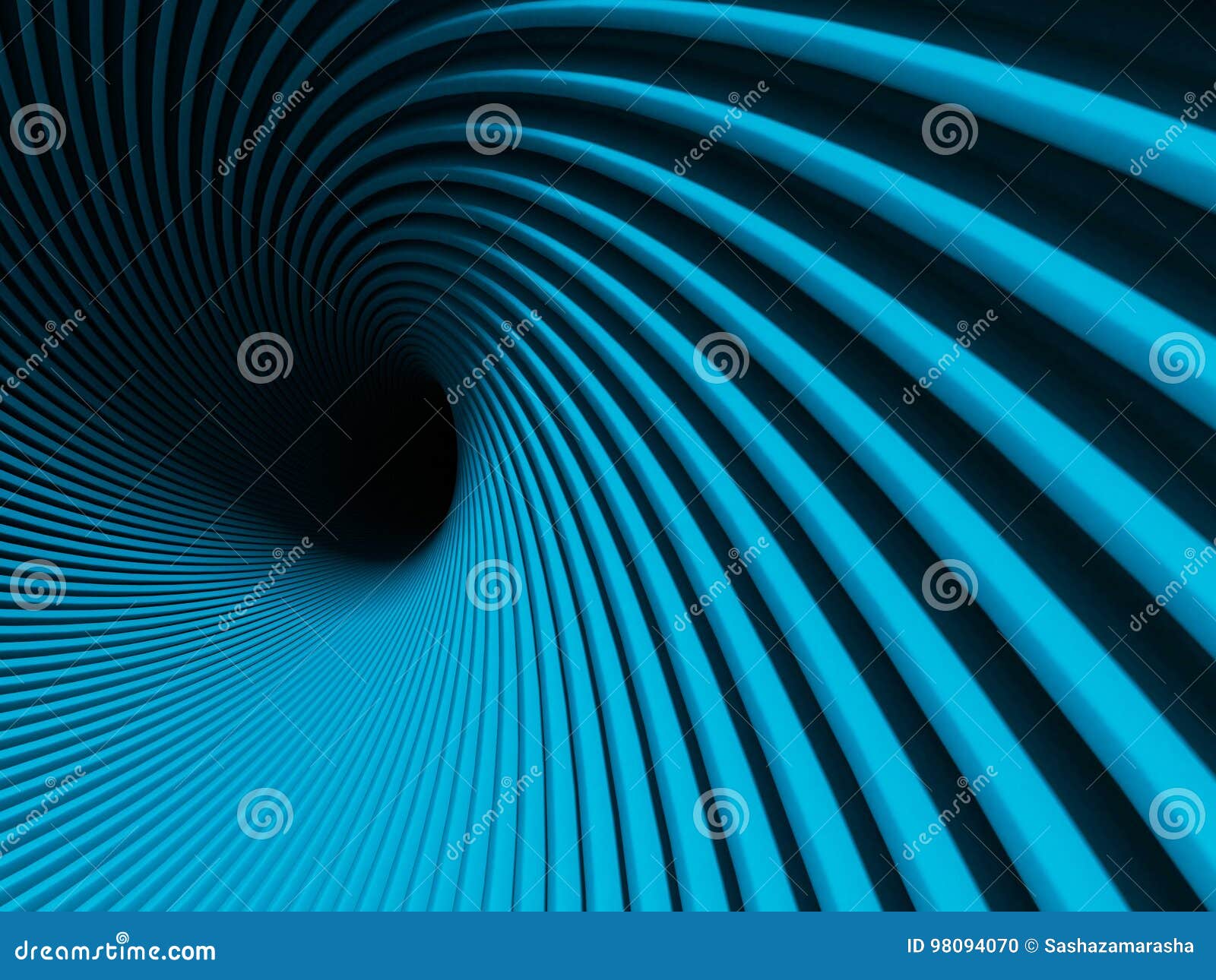 Abstract Architecture Tunnel Stripes Background Stock Illustration ...