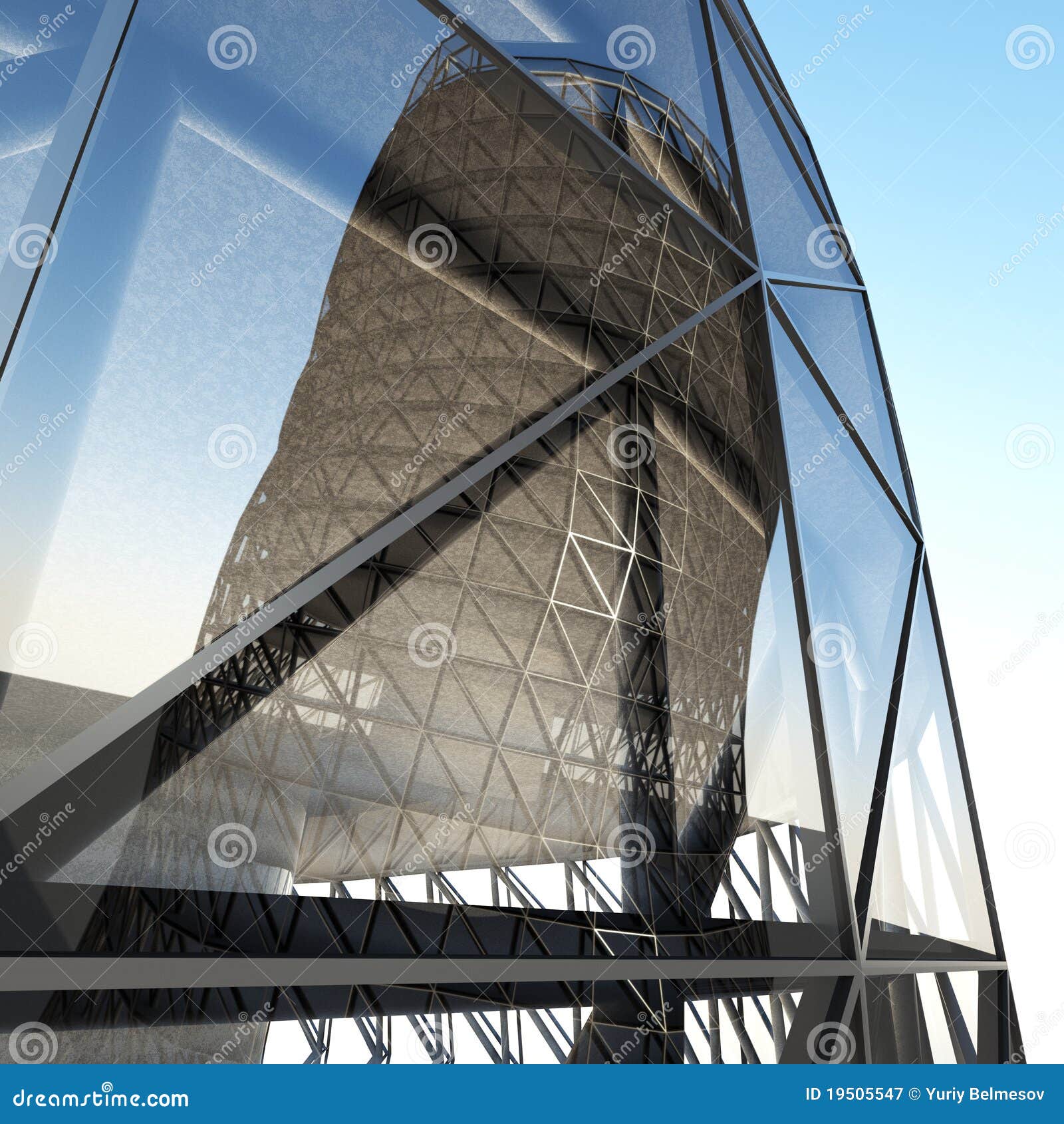 Abstract architecture wall stock illustration. Illustration of ...