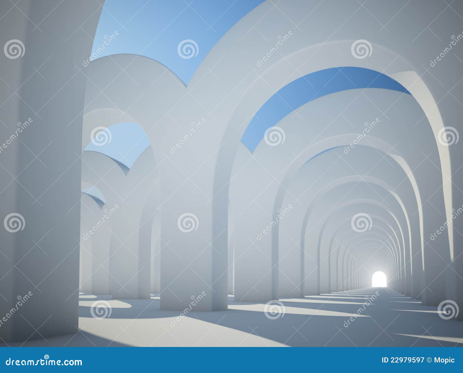 Abstract Architecure Arches Stock Illustration - Illustration of ...