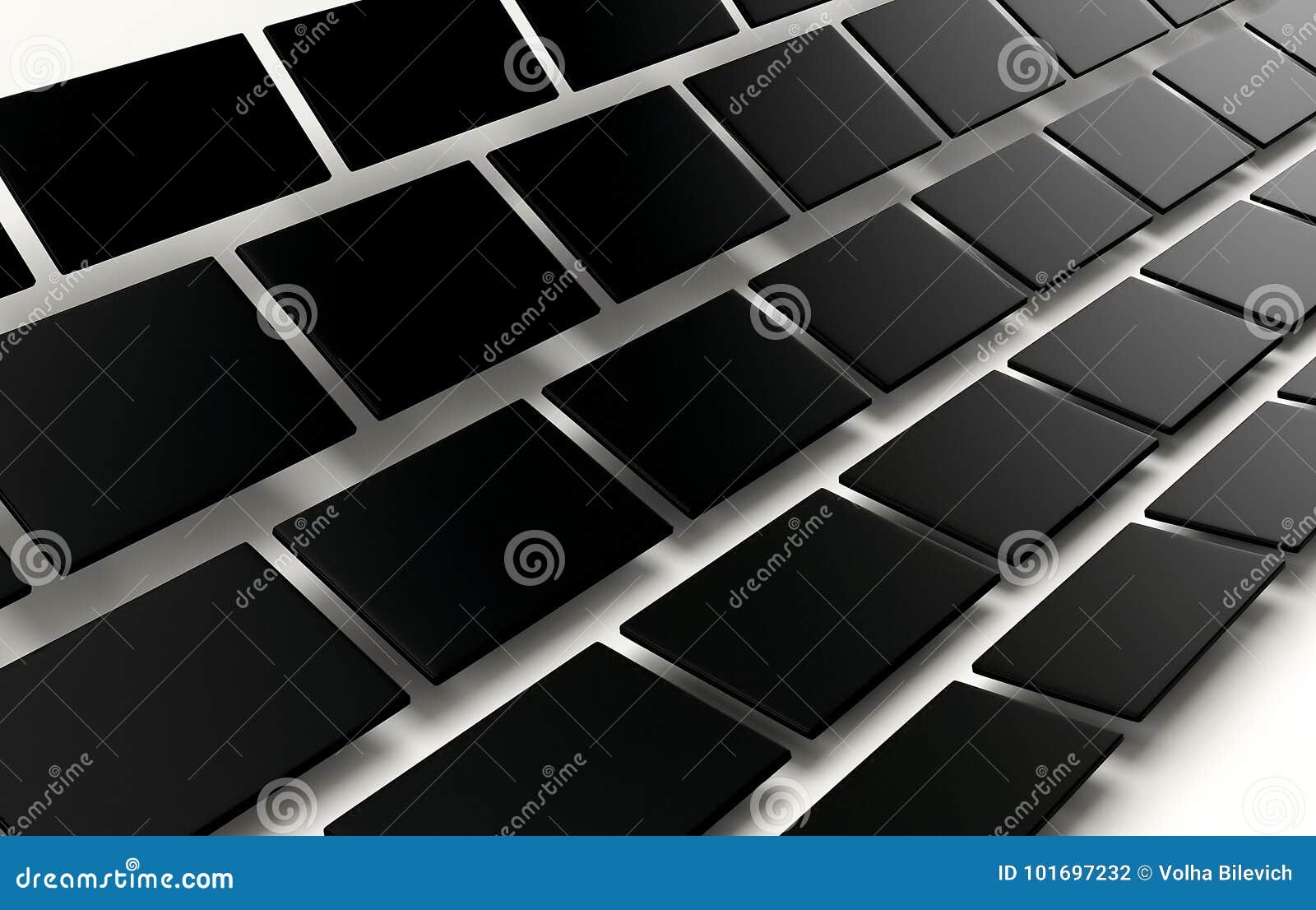 Abstract Art. Array With Dynamic Emitted Particles. Water Splash ...