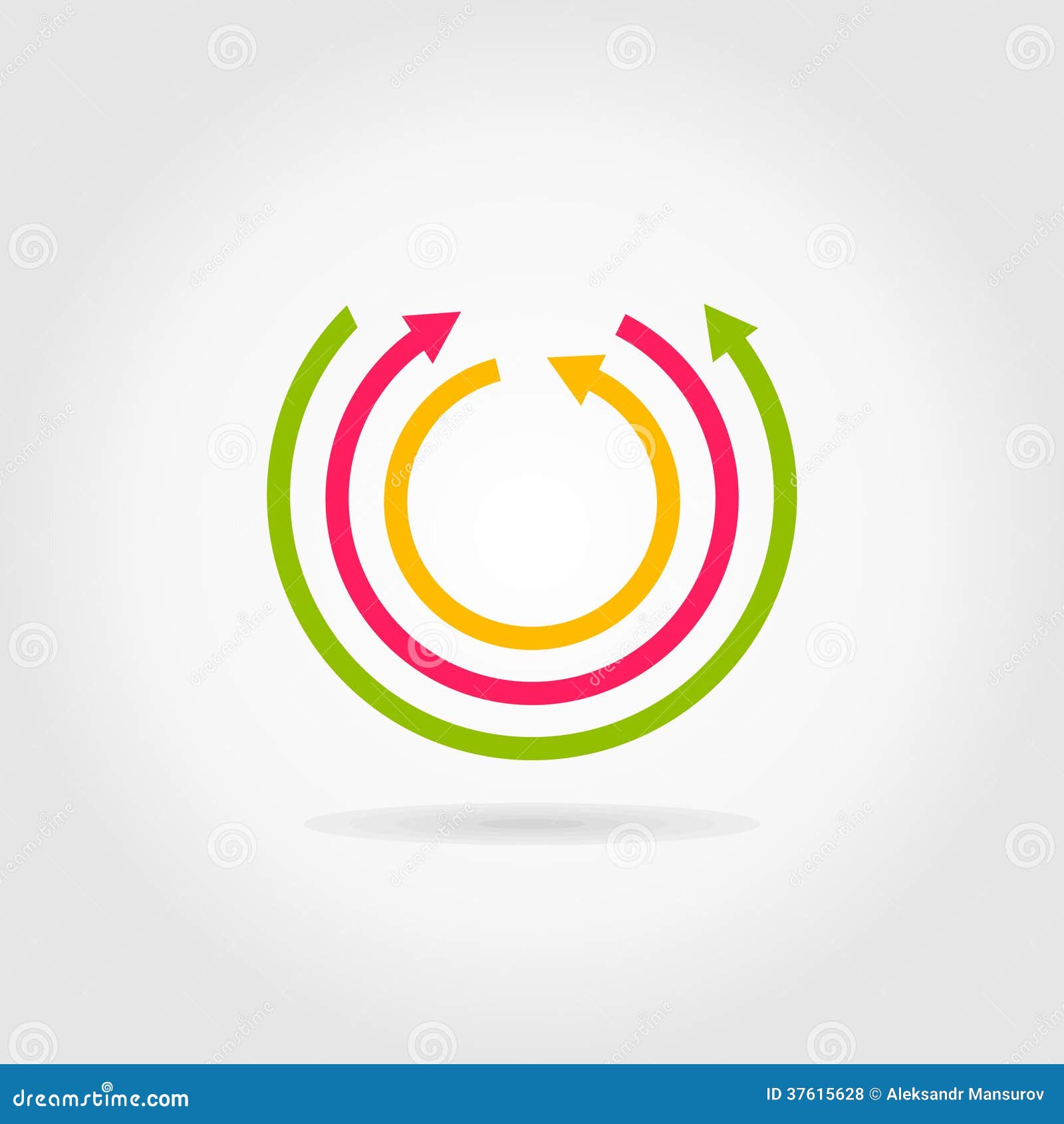 Abstract arrow stock vector. Illustration of stick, pointer - 37615628