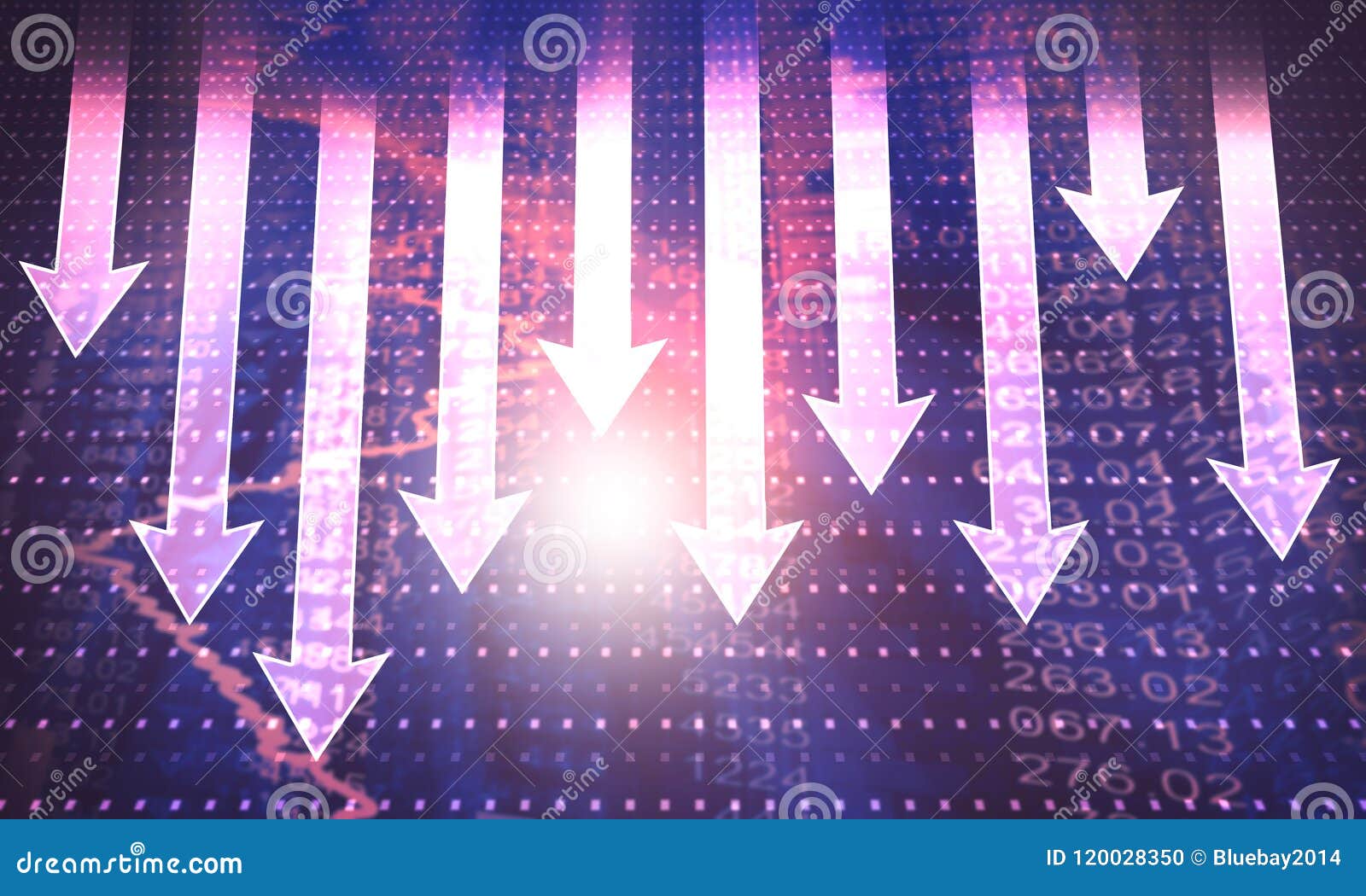 Abstract arrow stock illustration. Illustration of futuristic - 120028350