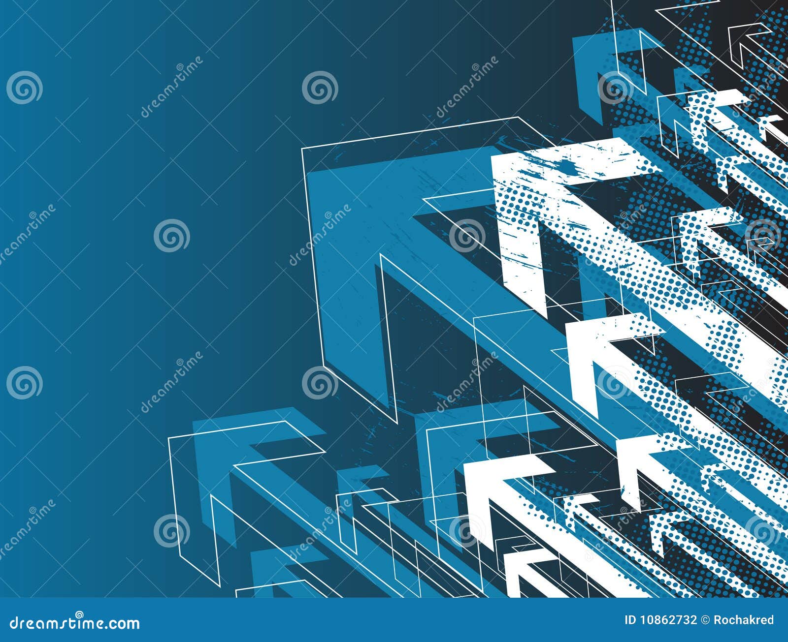 Red Arrow On The Background Of The Lines Of The Graph Vector ...