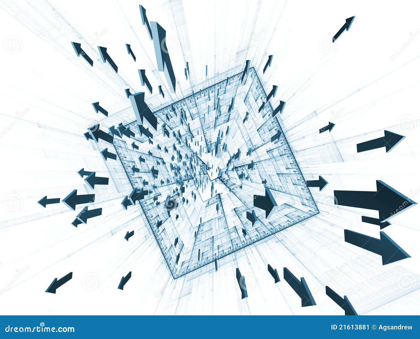 Abstract Arrow Background stock illustration. Illustration of direction ...