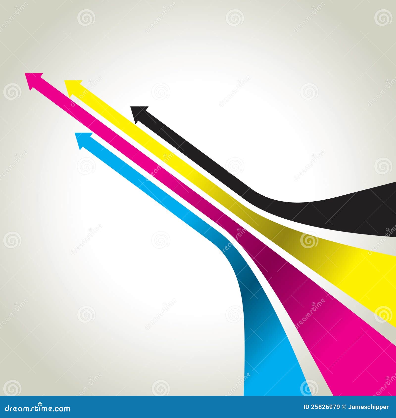 Abstract arrow background stock illustration. Illustration of curve ...