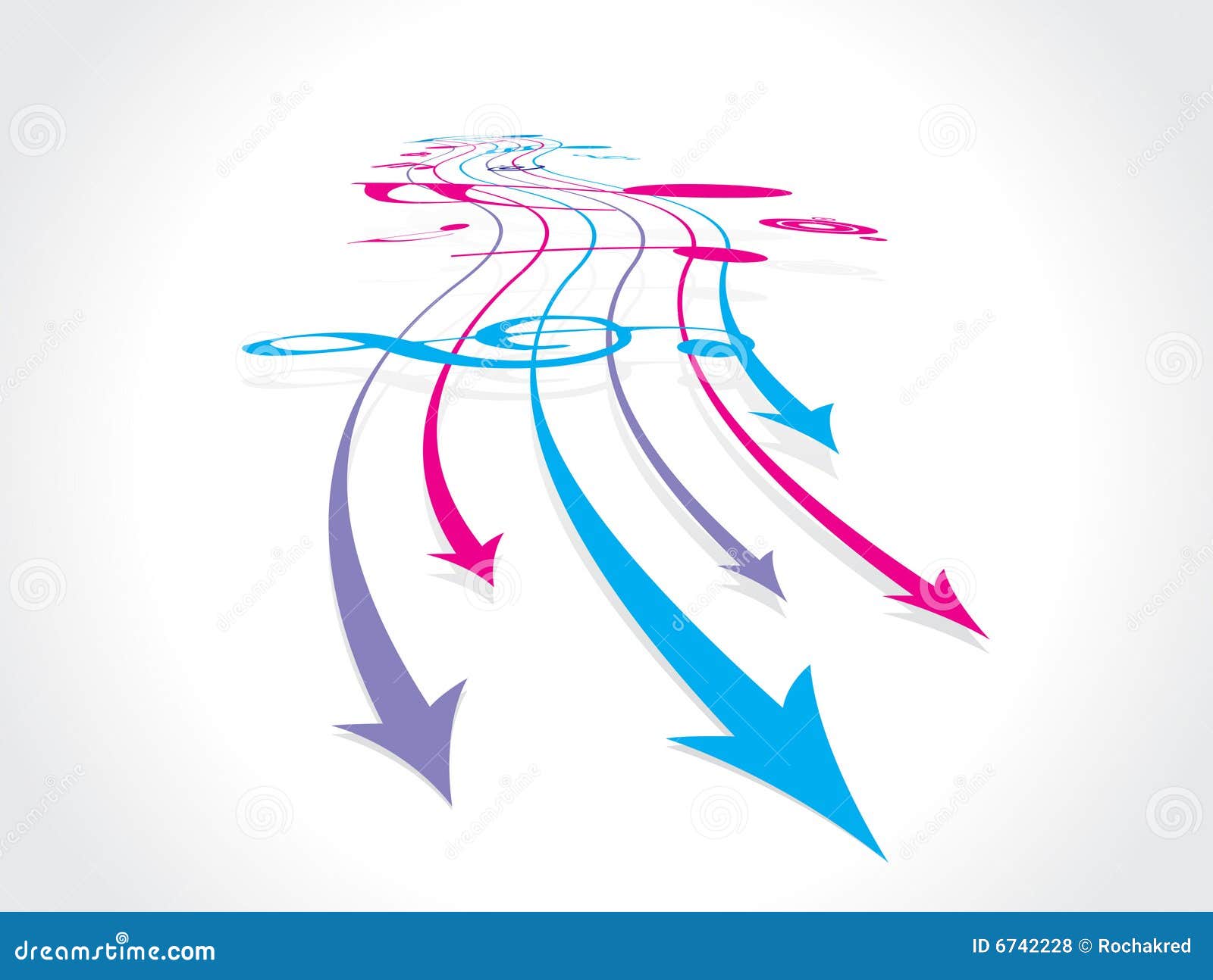 Abstract arrow background stock vector. Illustration of power - 6742228