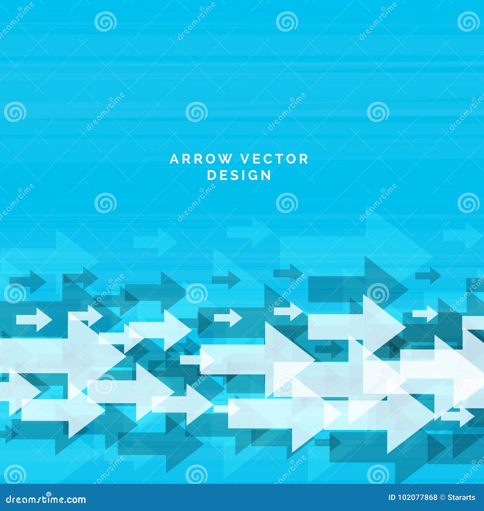 Abstract Arrow Blue Background Design Stock Vector - Illustration of ...