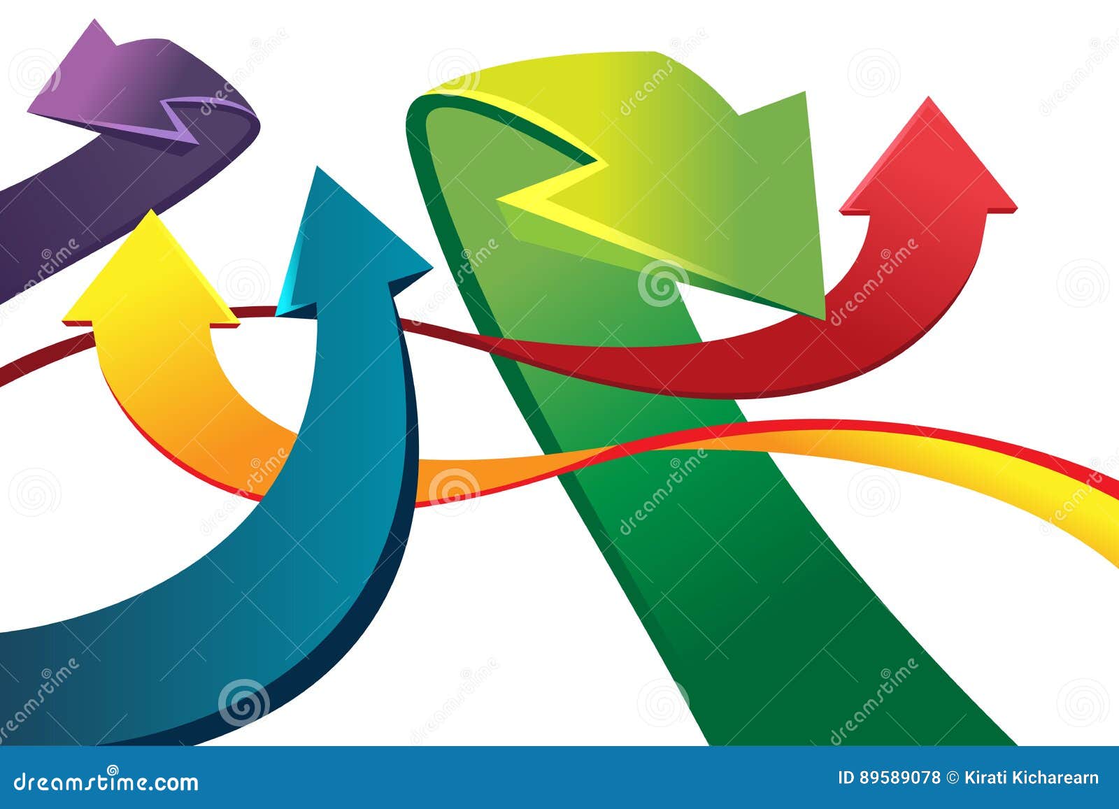 Abstract Arrow Color Background Design Vector Stock Illustration ...