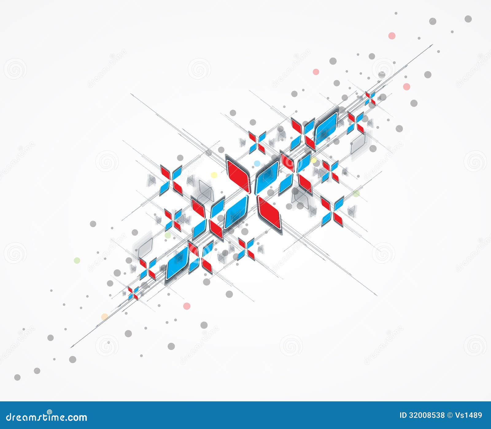 Abstract Arrow Computer Technology Business Solution Stock Illustration ...