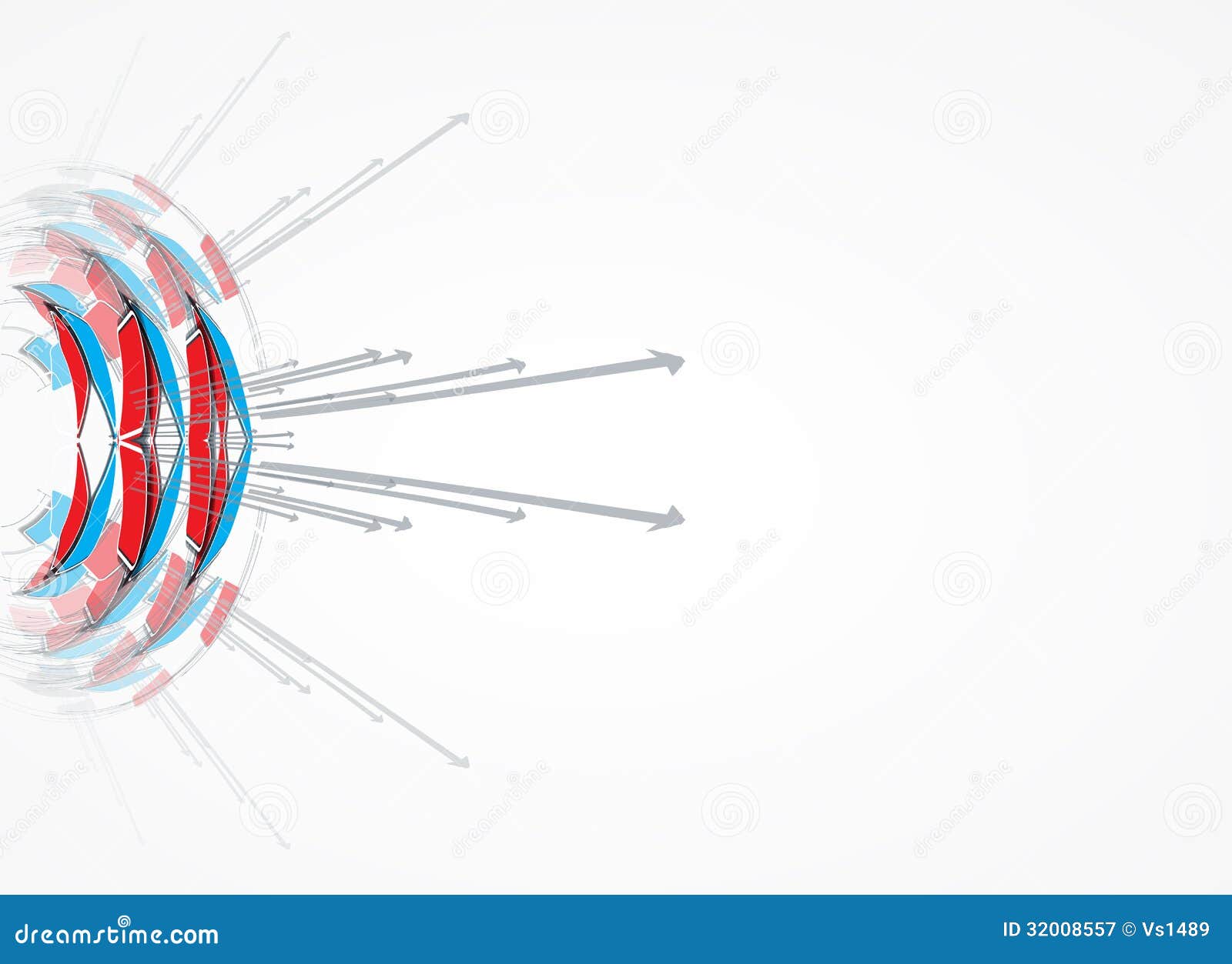 Abstract Arrow Computer Technology Business Solution Stock Image ...