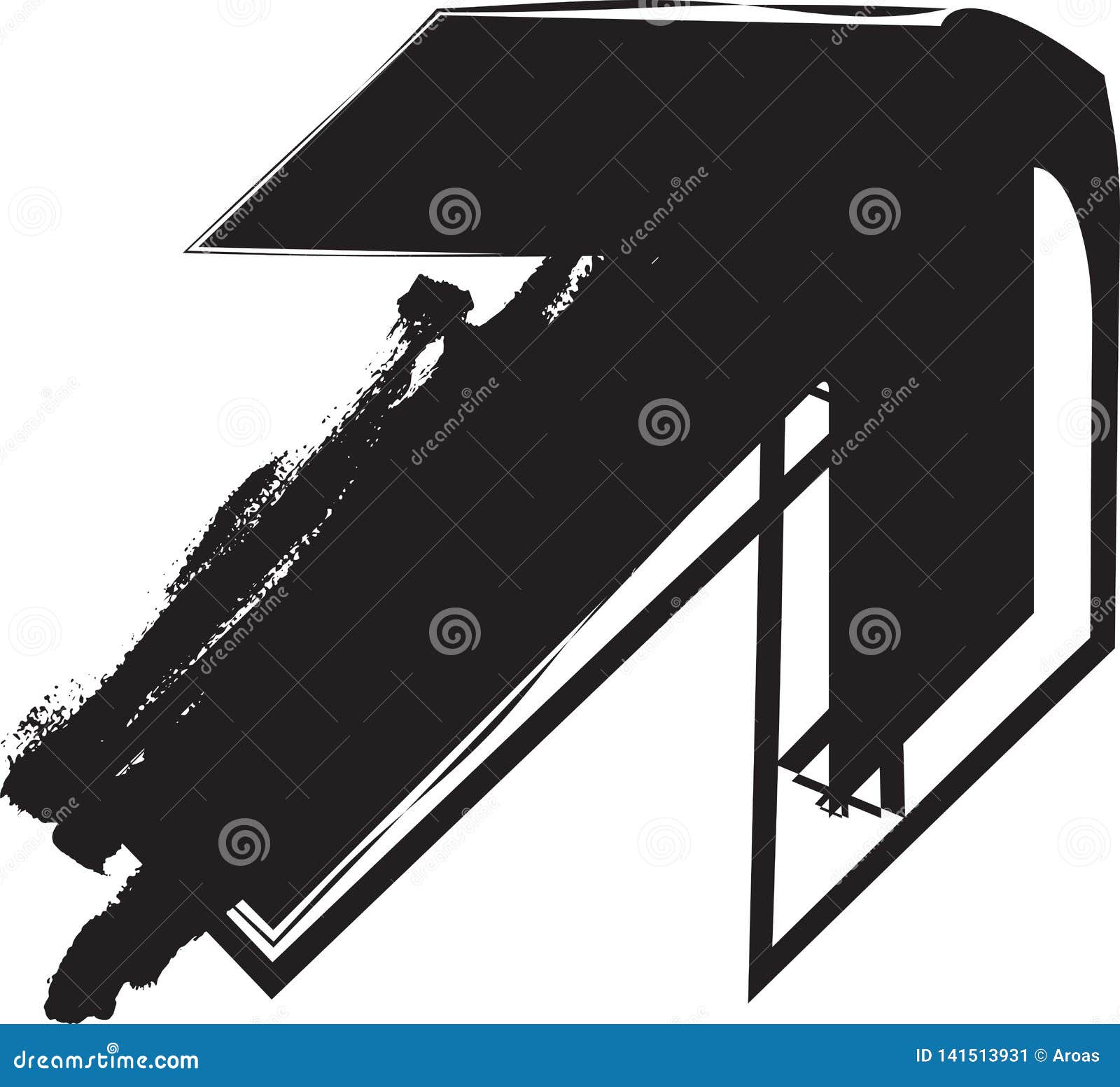 Abstract Arrow Illustration Stock Vector - Illustration of grunge ...
