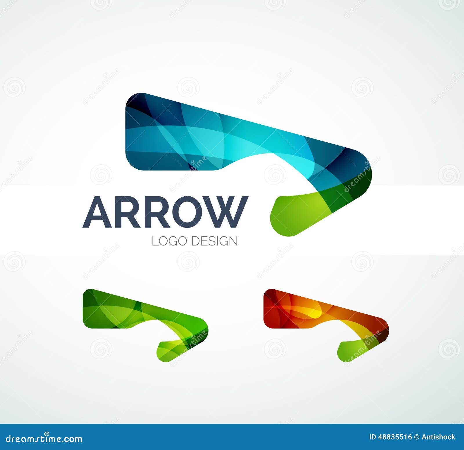 Abstract arrow logo design stock illustration. Illustration of identity ...