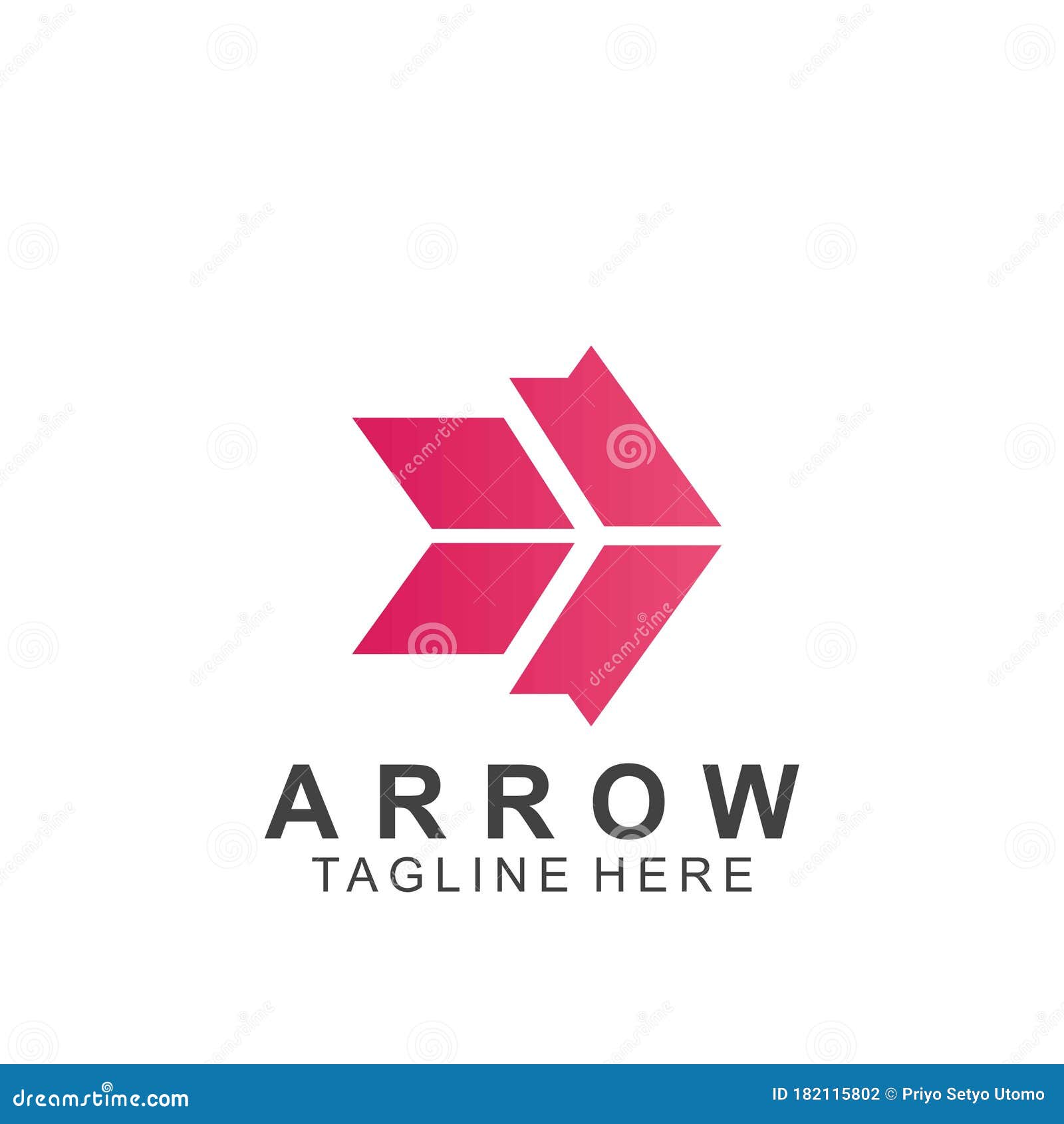 Abstract arrow logo design stock vector. Illustration of boost - 182115802