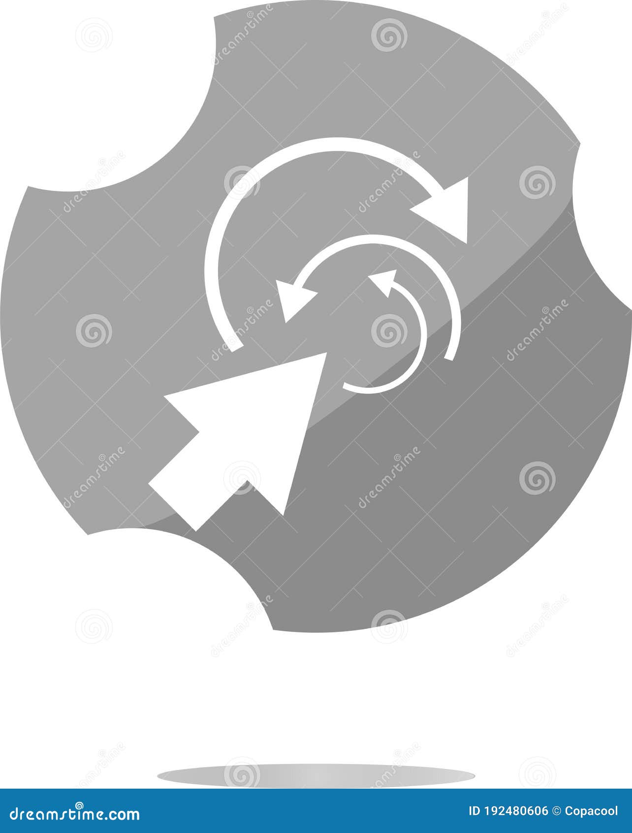 Abstract Arrow Sign Icon. Arrows Symbol. Icon for App Stock ...