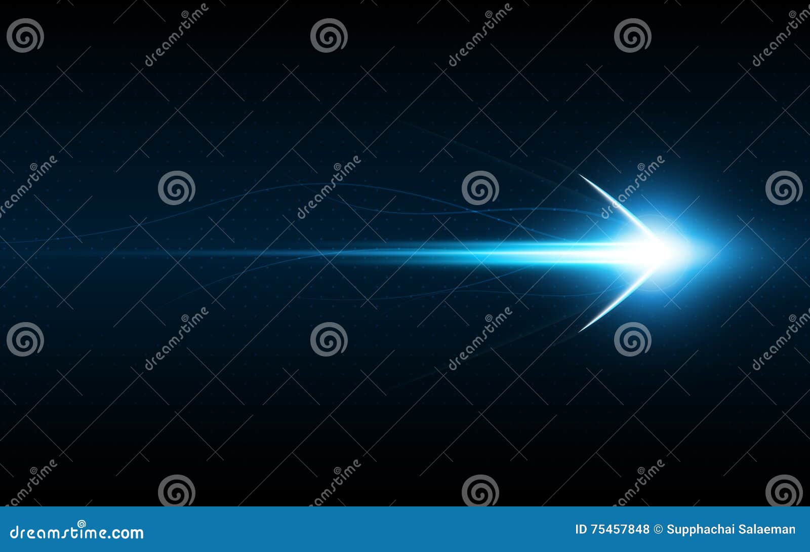 Abstract Arrow Symbol Forward Speed Technology Innovation Concept Stock ...