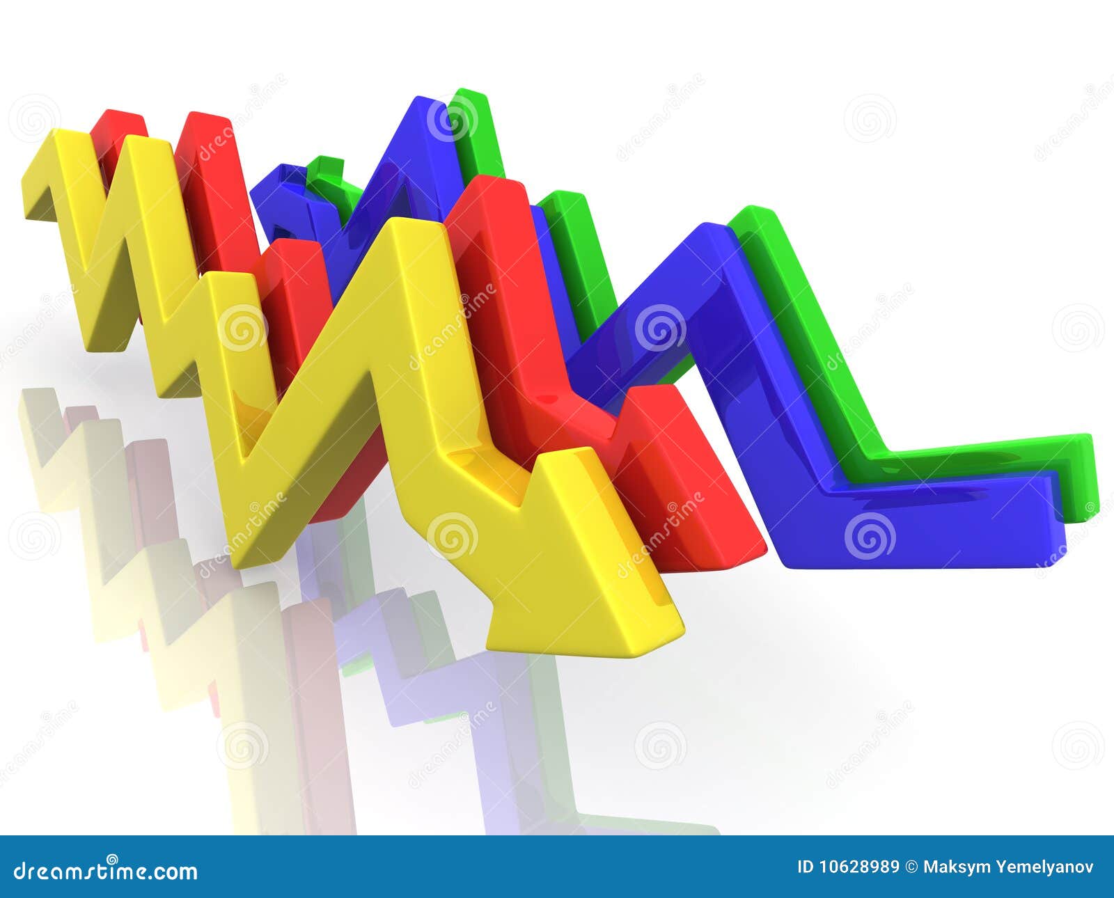 Abstract Arrows stock illustration. Illustration of forward - 10628989
