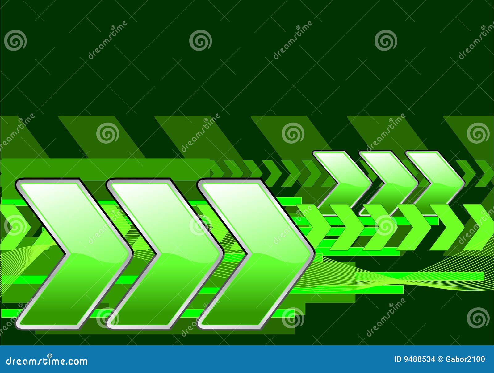Abstract arrows stock vector. Illustration of computer - 9488534
