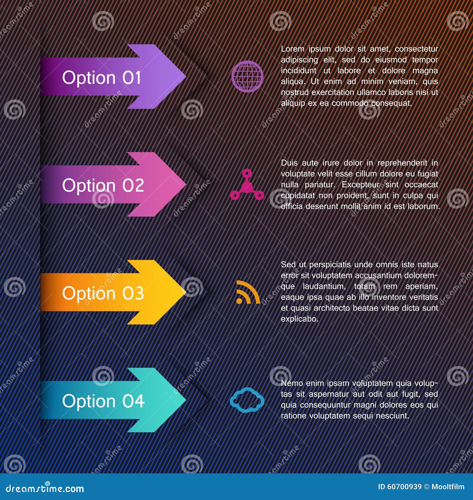 Abstract Arrows Infographic Stock Vector - Illustration of grow, idea ...