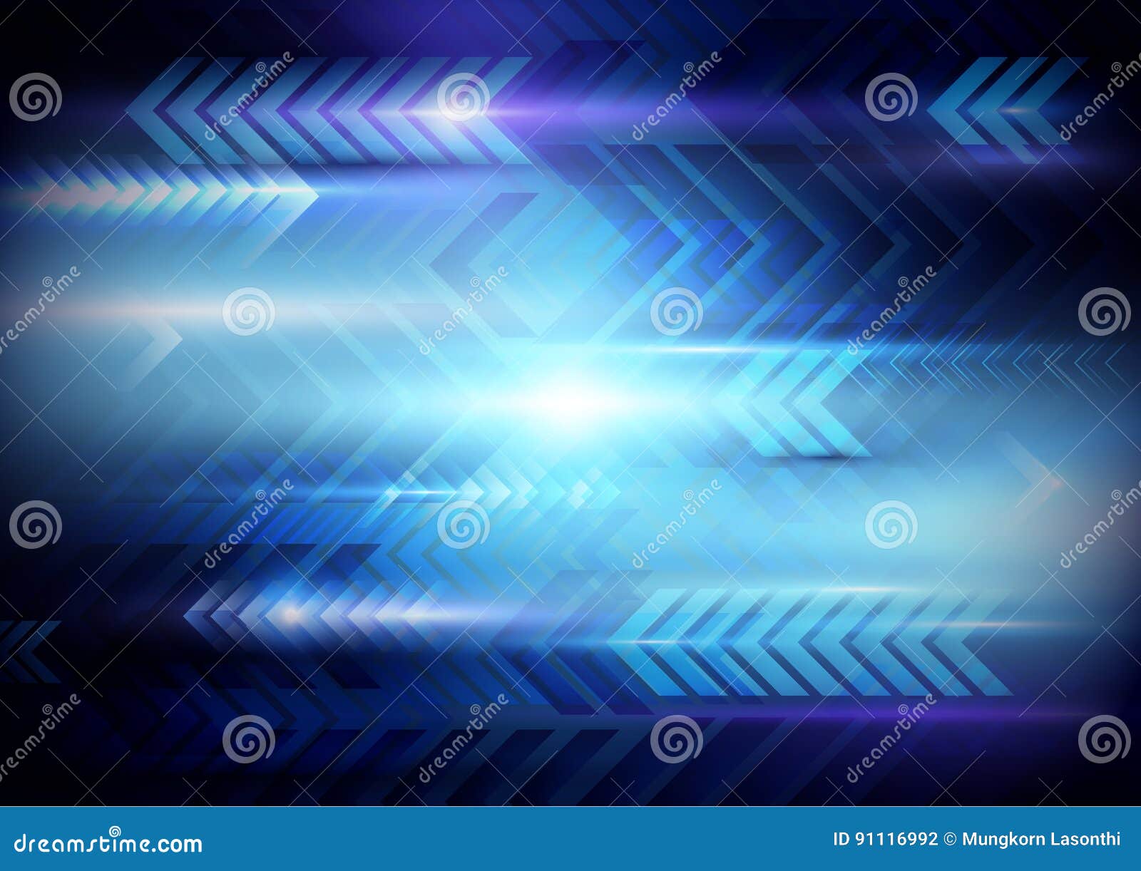 Abstract Arrows Motion Technology Digital Hi Tech Background Stock ...