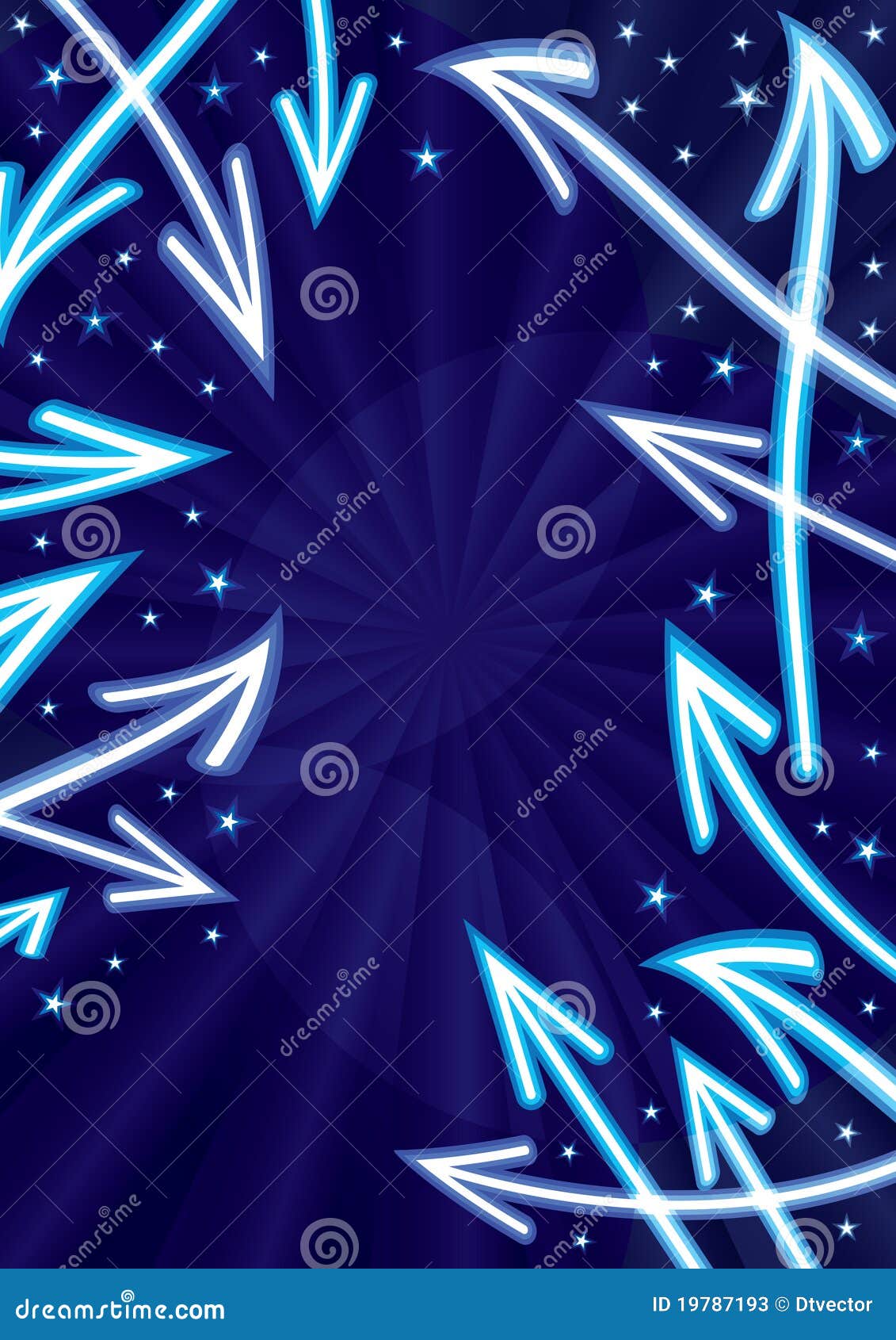 Abstract Arrows Stars Space_eps Stock Vector - Illustration of blank ...