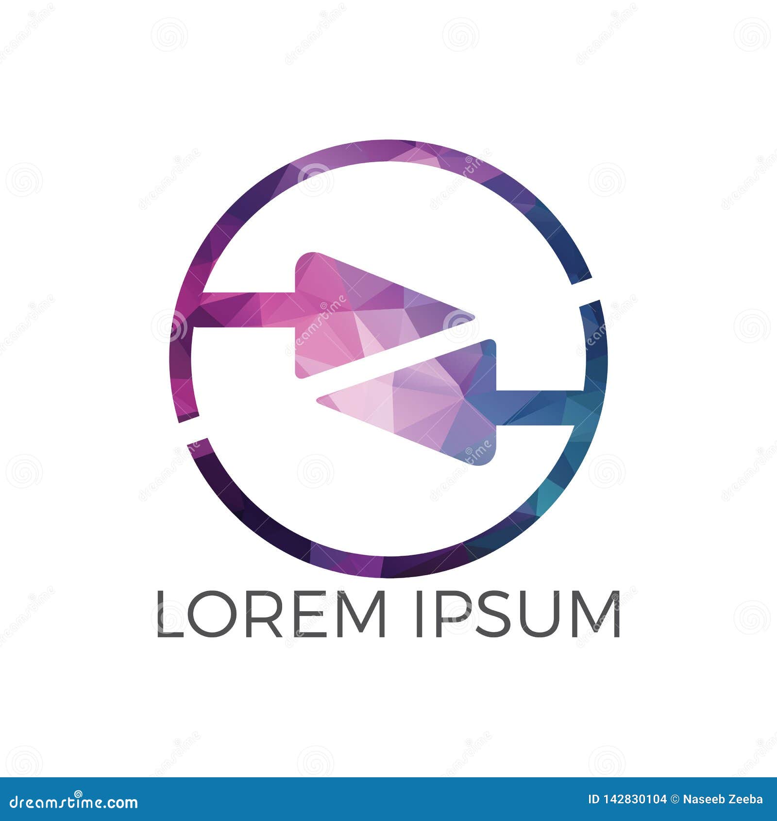 Arrows Link Logo Design. Arrow Link Business Logo Concept Design. Stock ...