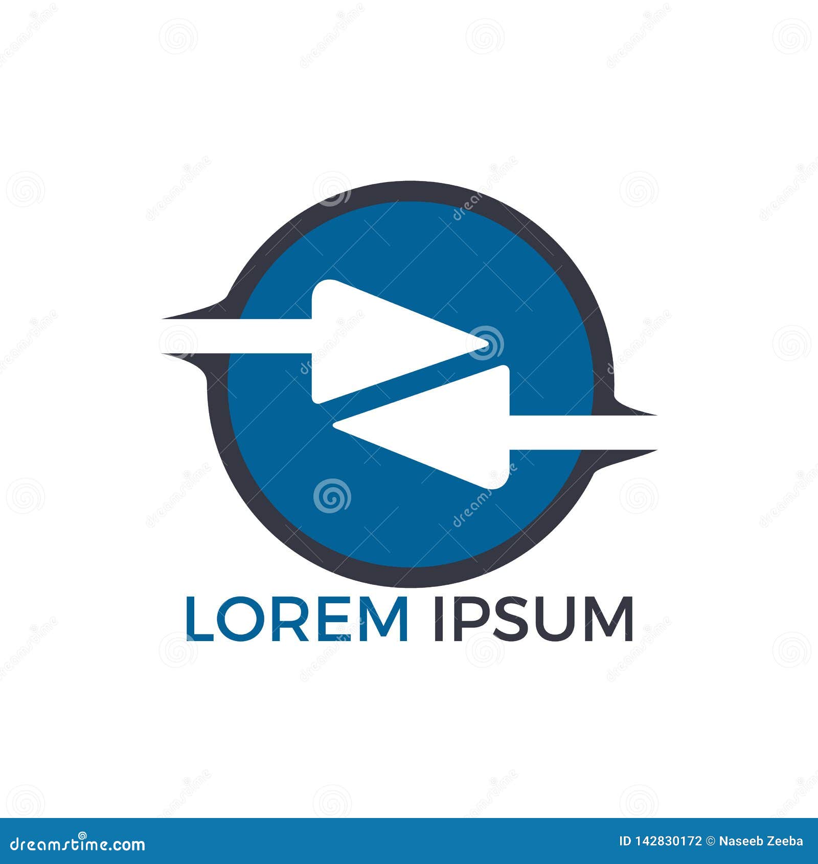 Arrows Link Logo Design. Arrow Link Business Logo Concept Design. Stock ...