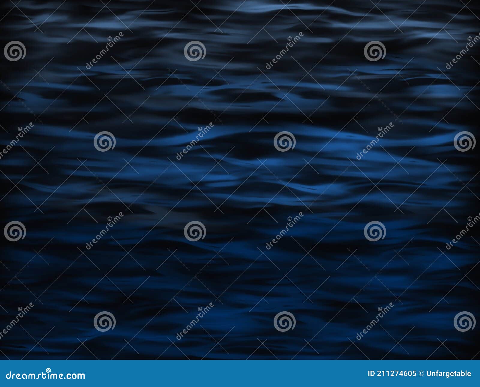 Restless Sea Natural Disaster Dark Shades Background Stock Illustration ...