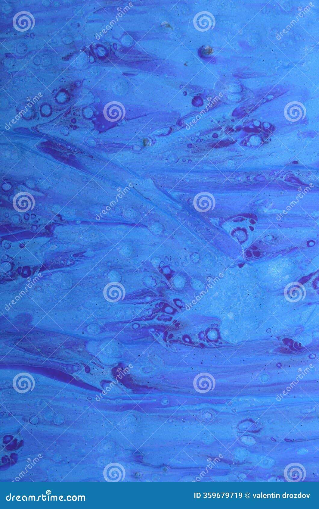 Abstract Art Background in Blue Tones Stock Image - Image of underwater ...