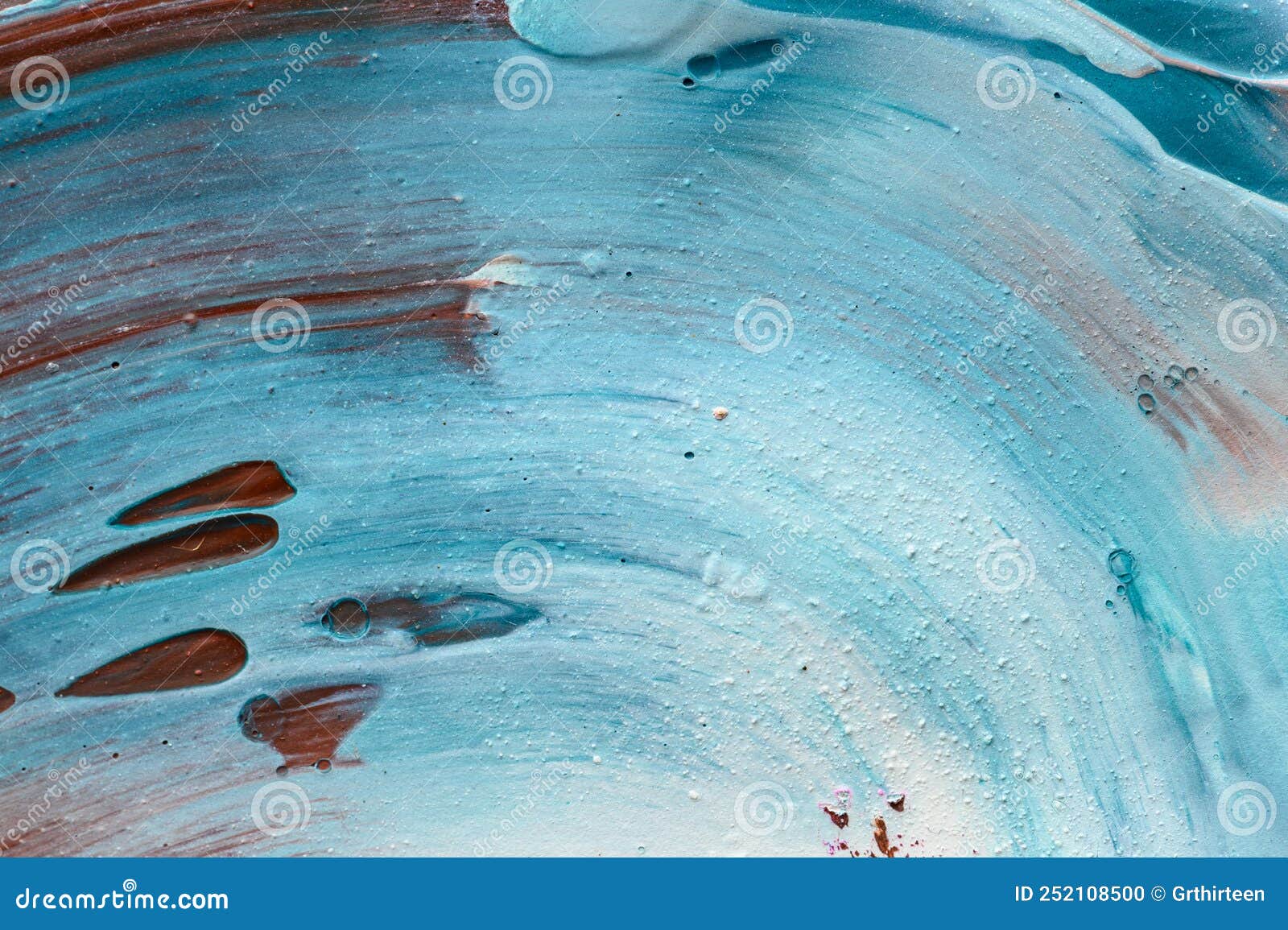 Abstract Art Background. Hand Drawn Gouache Painting. Color Texture ...