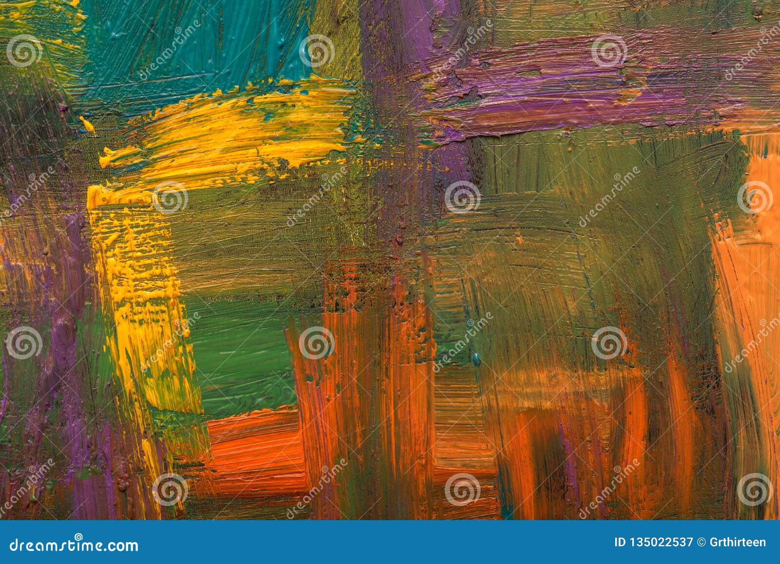Abstract Art Background. Hand-painted Background Stock Illustration ...