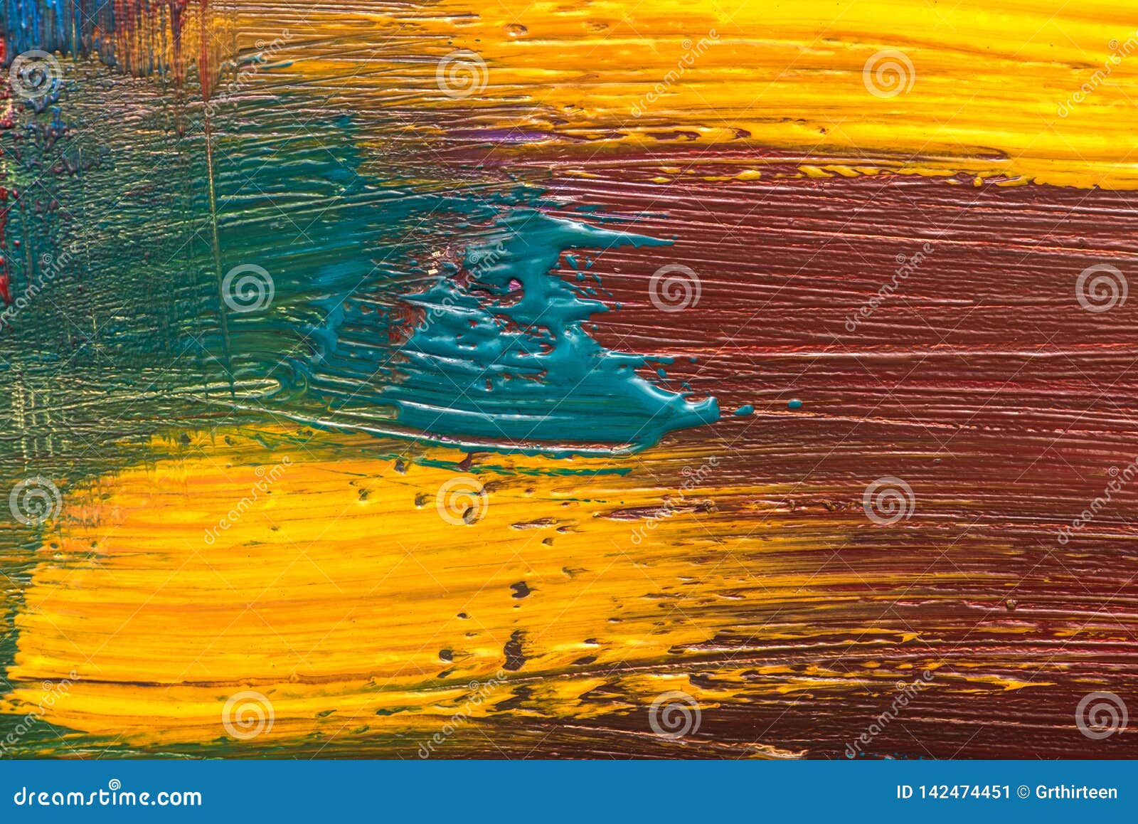 Abstract Art Background. Hand-painted Background Stock Image - Image of ...