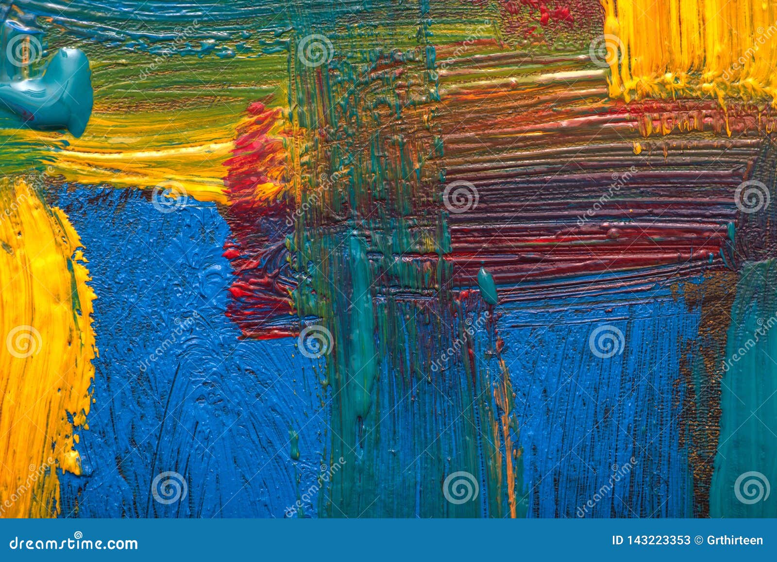 Abstract Art Background. Hand-painted Background Stock Image - Image of ...