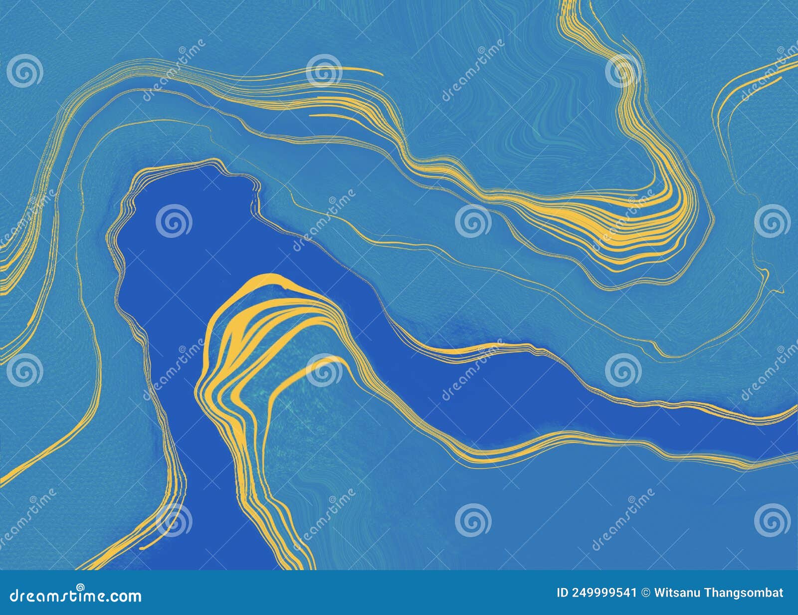 Abstract Art Background. Multi Color Ocean Stock Illustration ...