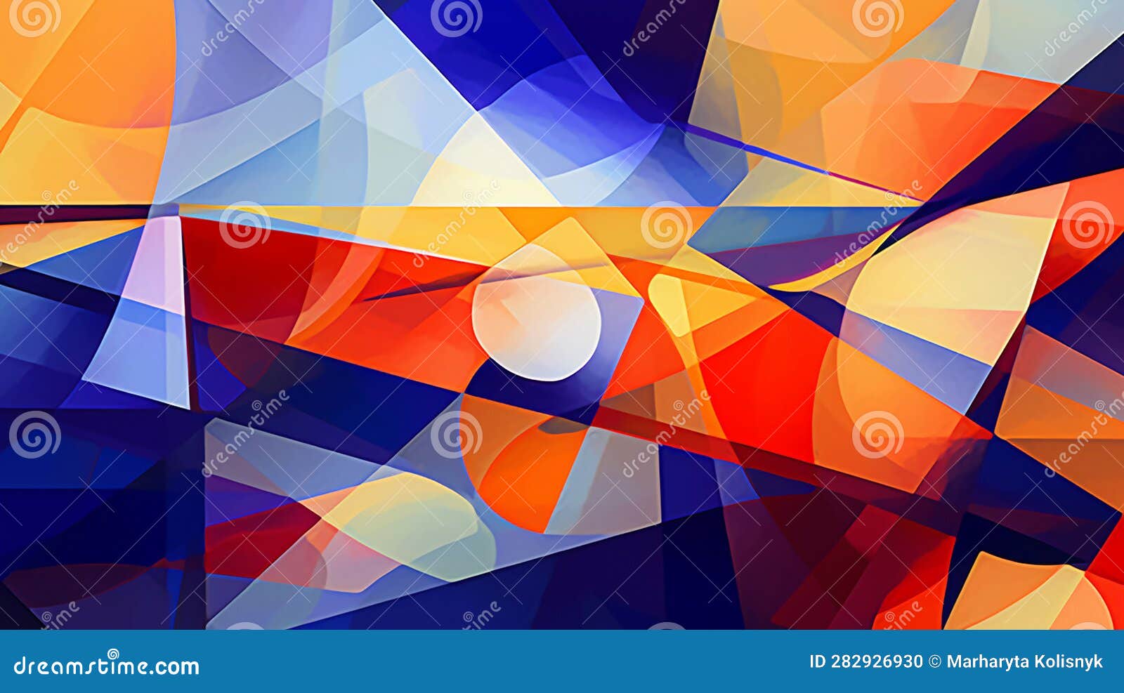 Abstract Art, Triadic Color Palette for Background 3 Stock Photo ...
