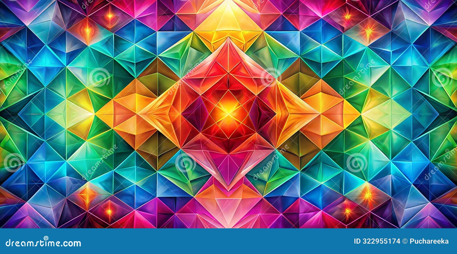 Abstract Art Background Triadic Color Palette Using Complex Geometric ...
