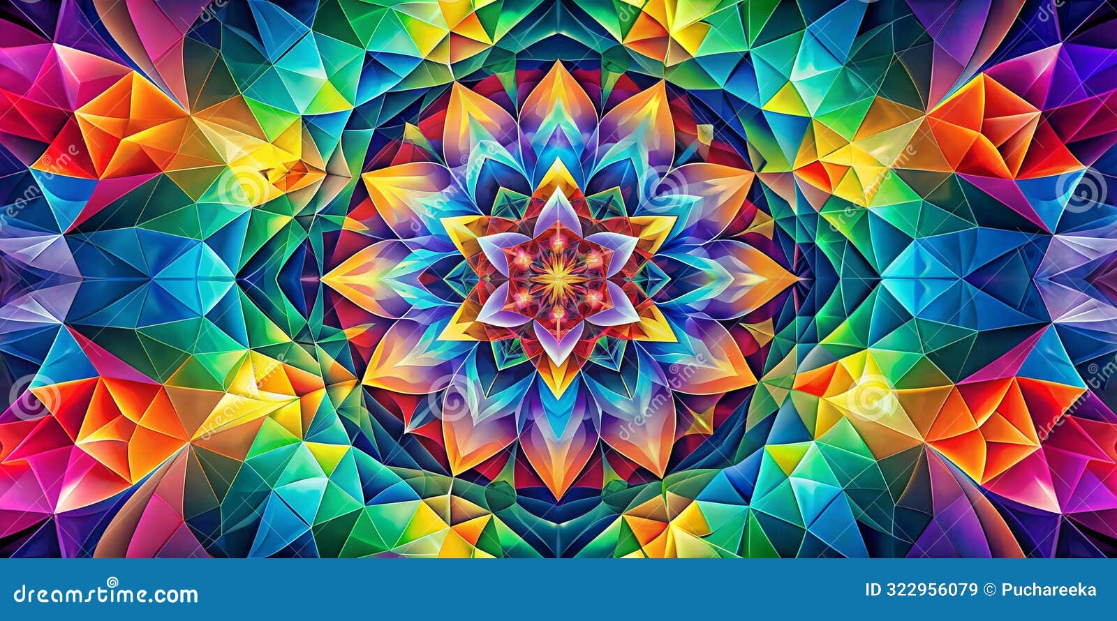 Abstract Art Background Triadic Color Palette Using Complex Geometric ...