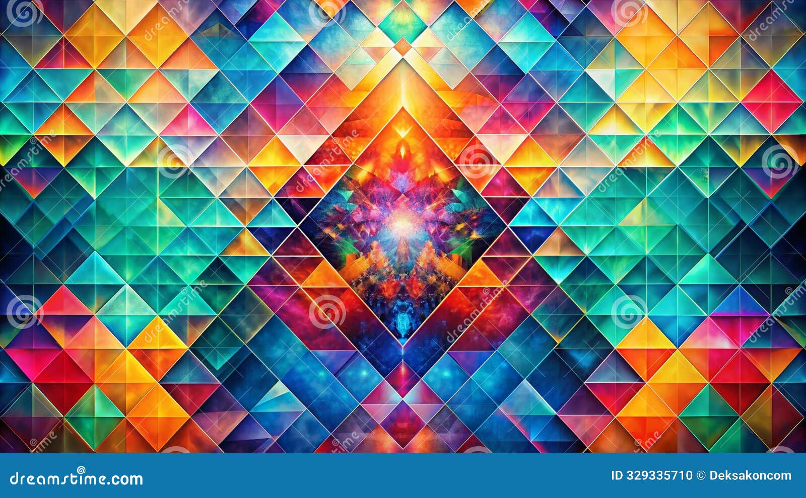 Abstract Art Background Triadic Color Palette Using Complex Geometric ...