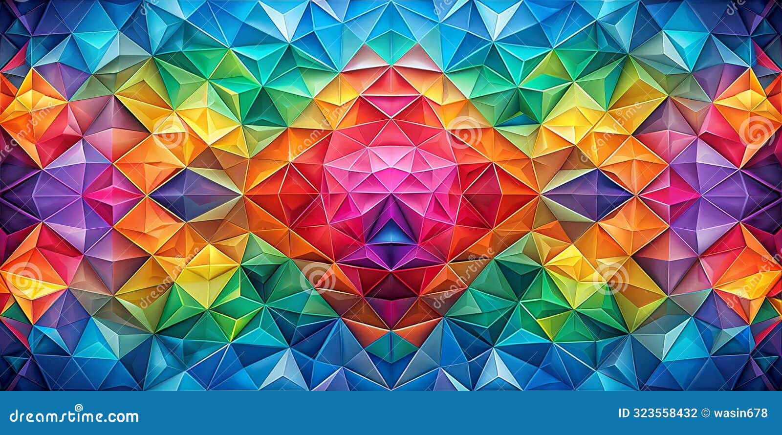 Abstract Art Background Triadic Color Palette Using Complex Geometric ...