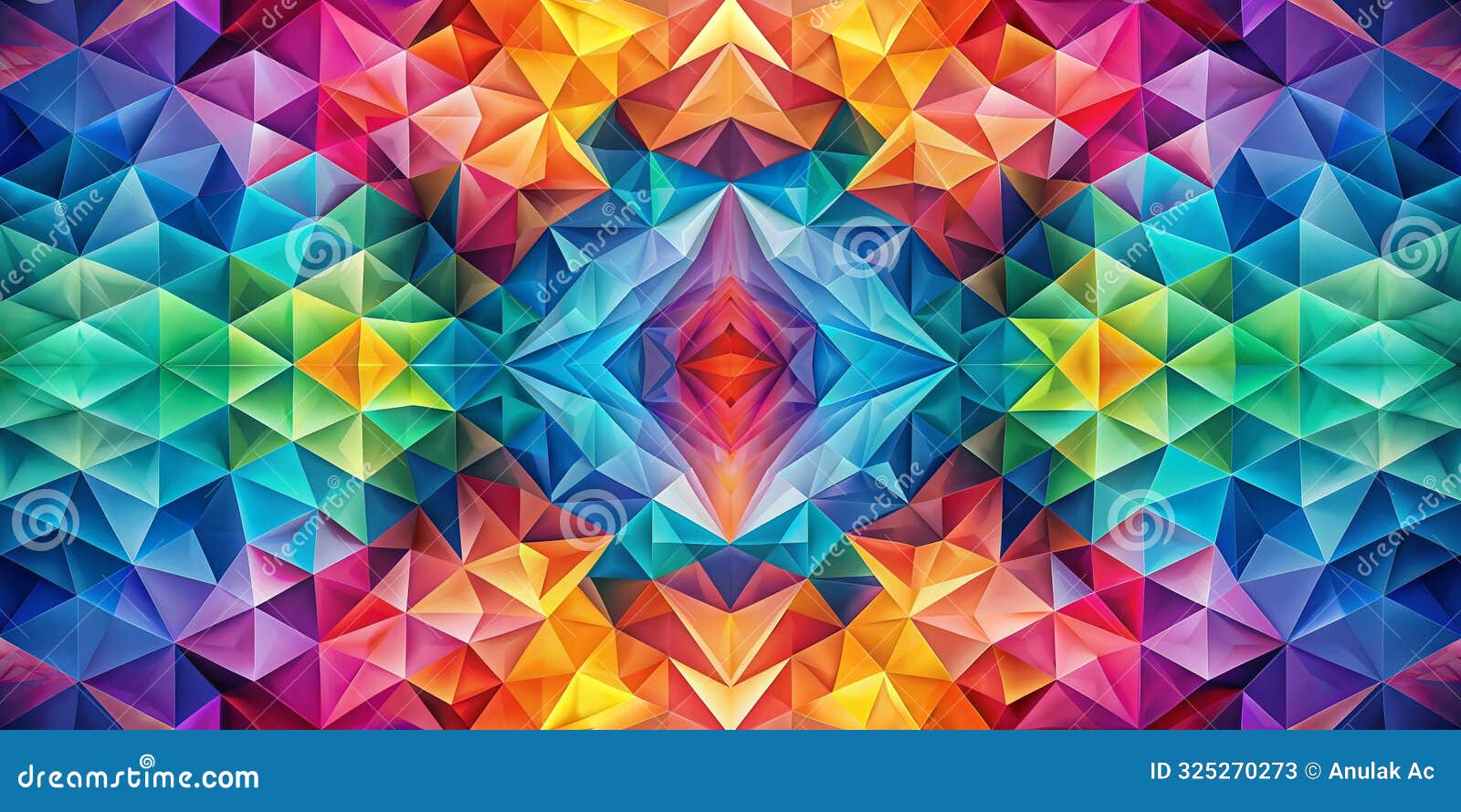 Abstract Art Background Triadic Color Palette Using Complex Geometric ...