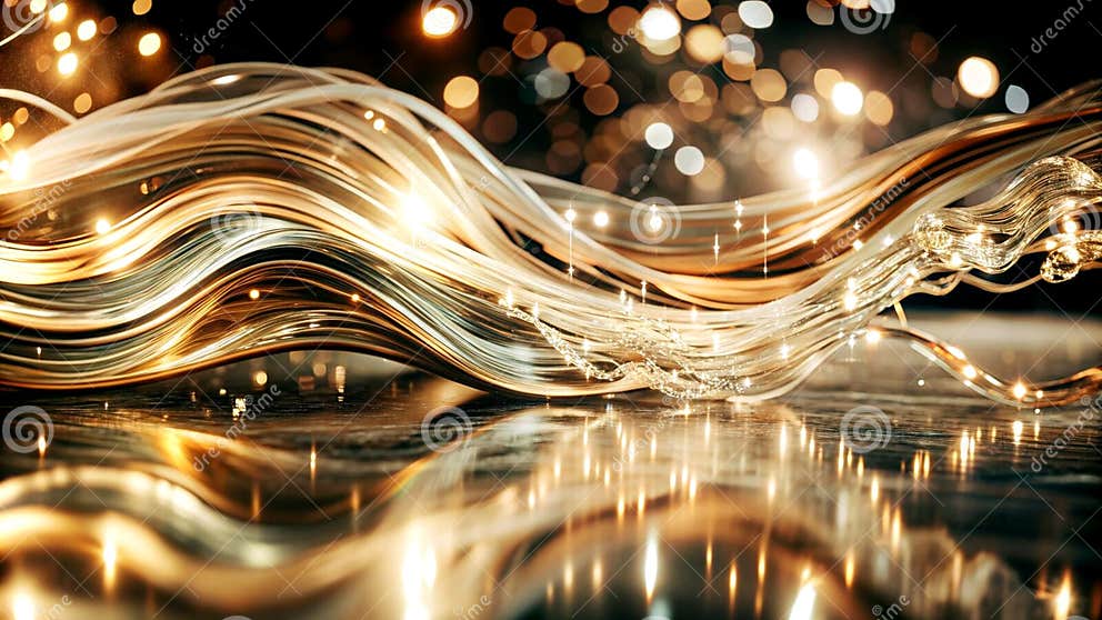 Abstract Art: a Captivating Composition with Flowing Lines and ...