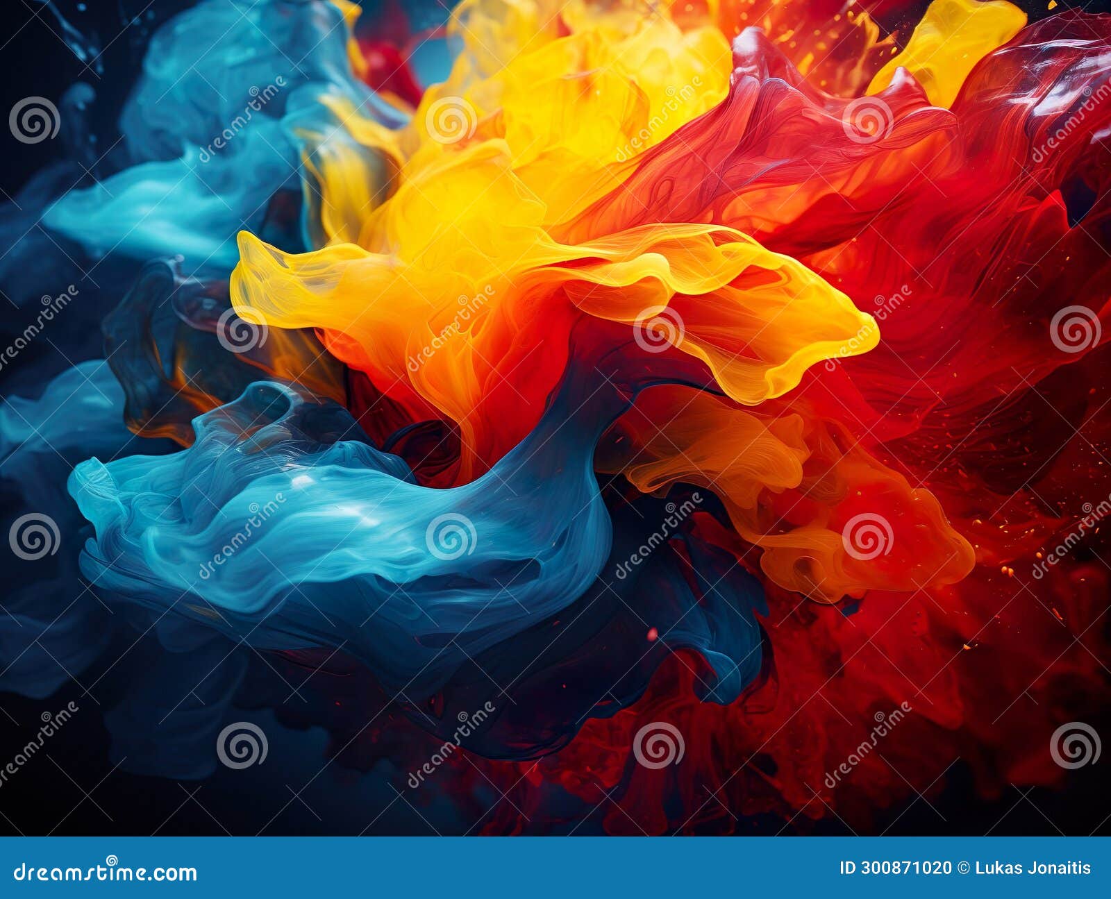 Abstract art of colors stock illustration. Illustration of pattern ...