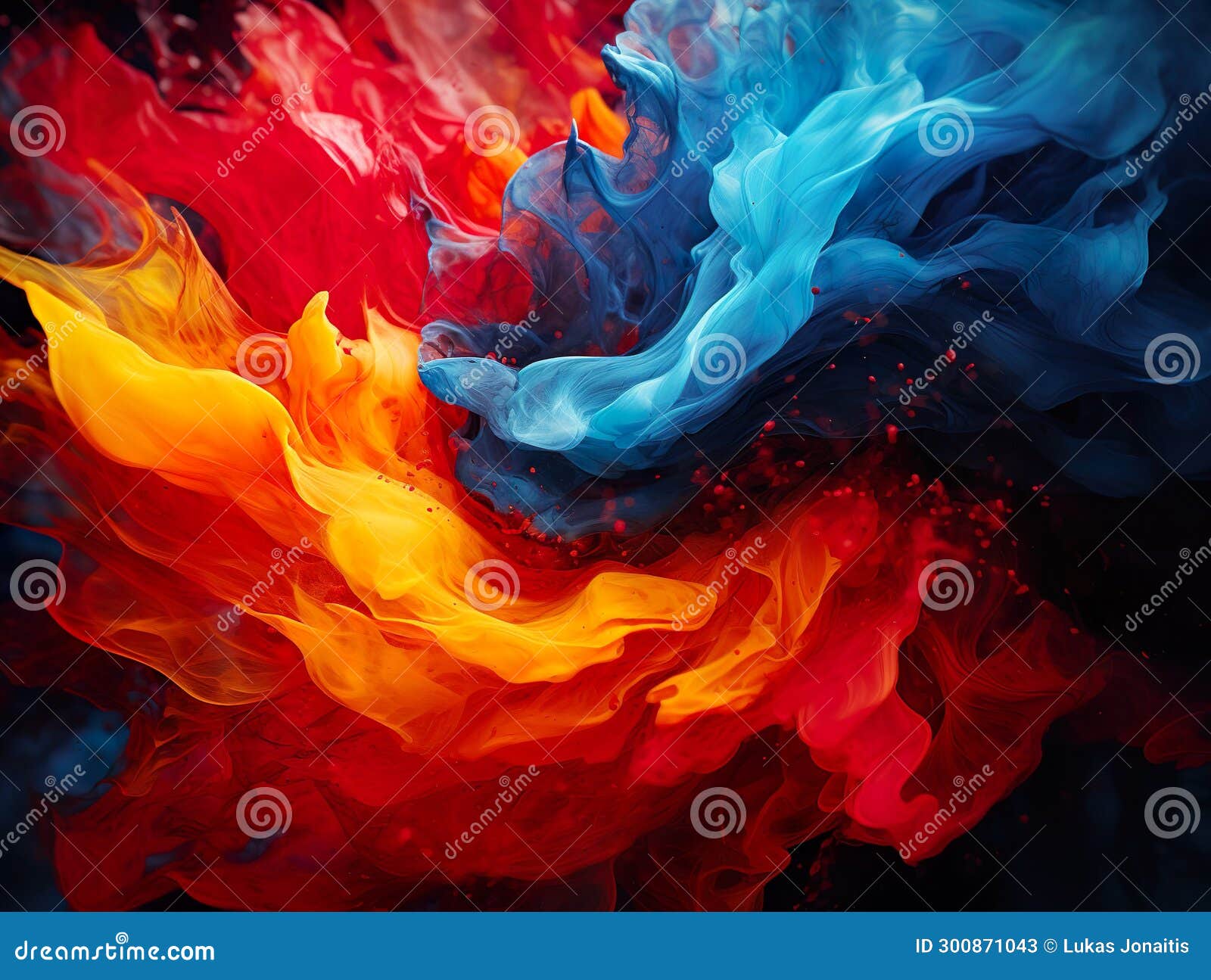 Abstract art of colors stock illustration. Illustration of artwork ...