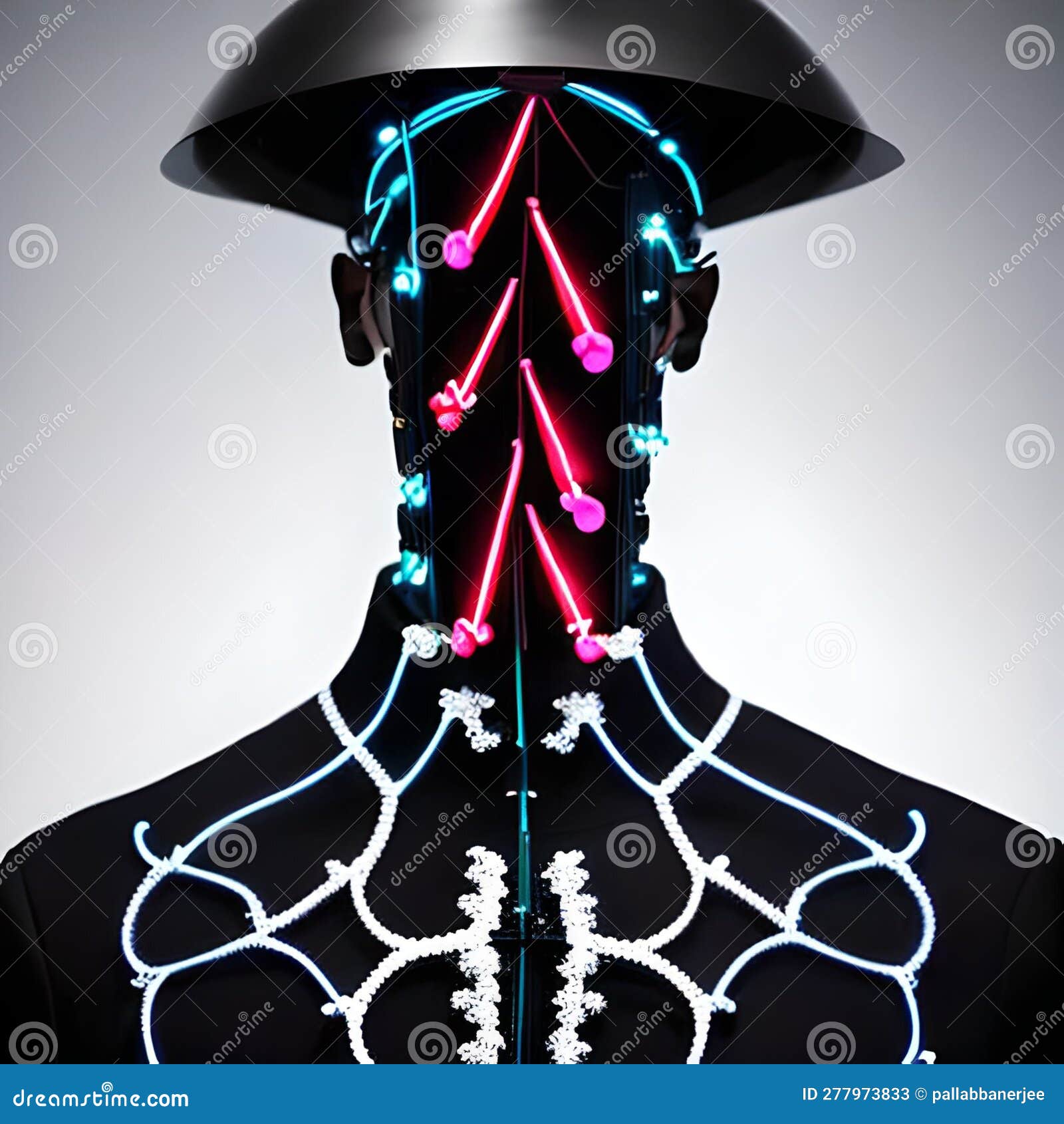 Artificial Intelligence Background, Abstract Art, Cyborg Face, Portrait ...