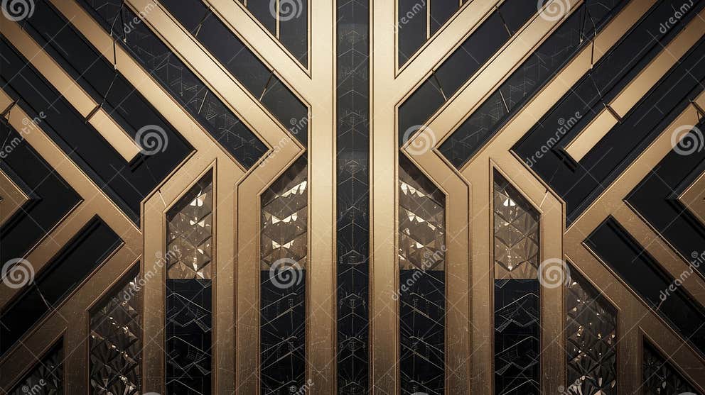 Abstract Art Deco Inspiration Digital Design Studio Visual Content ...