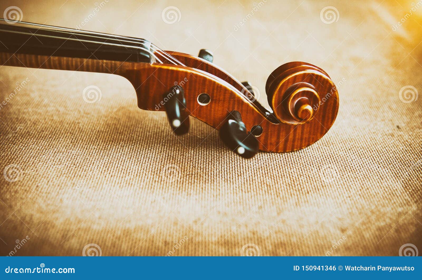 The Abstract Art Design Background of Construction of Violin,Scroll ...