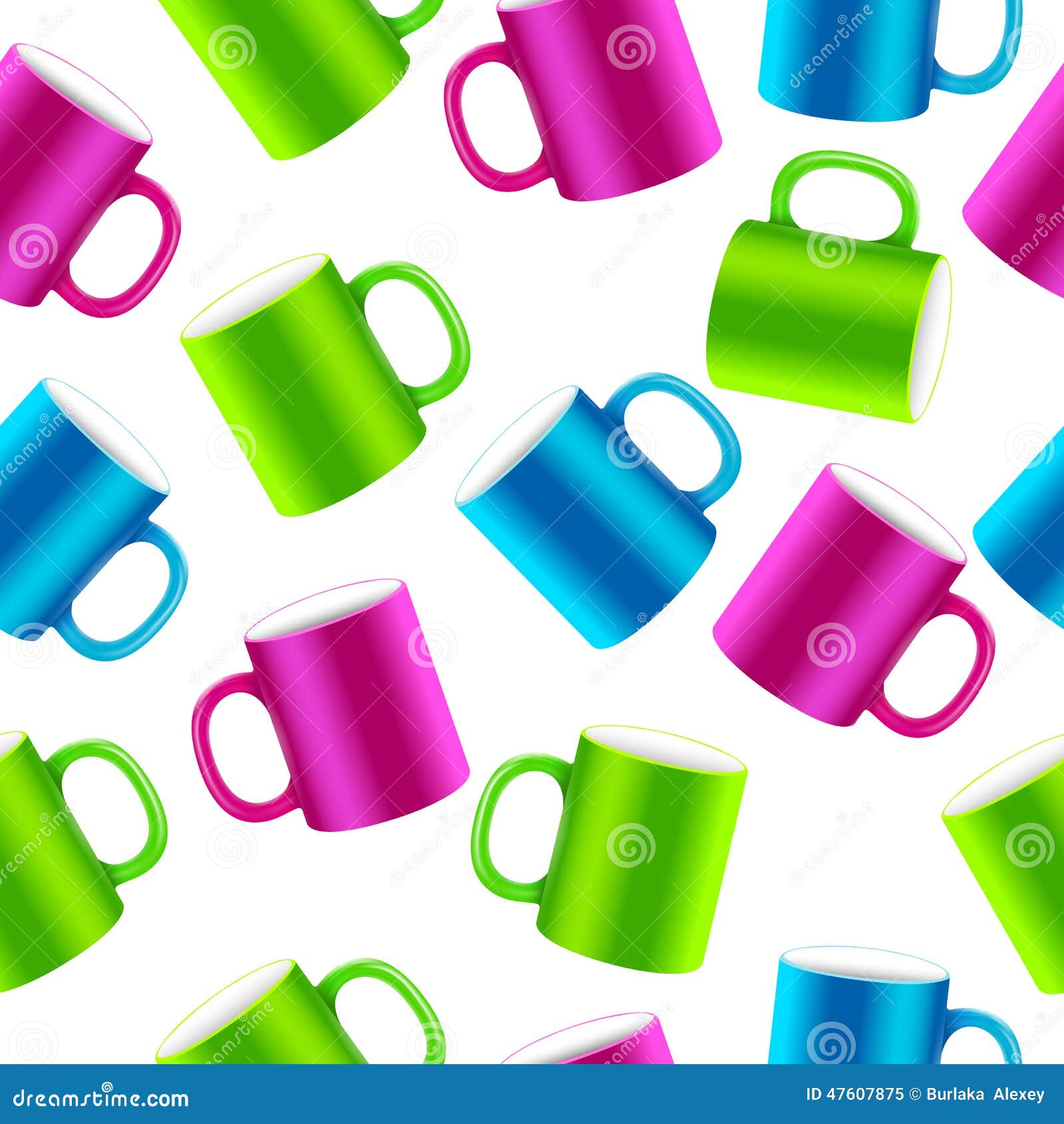 Abstract Art Design for Print on a Cup. Vector Stock Vector ...