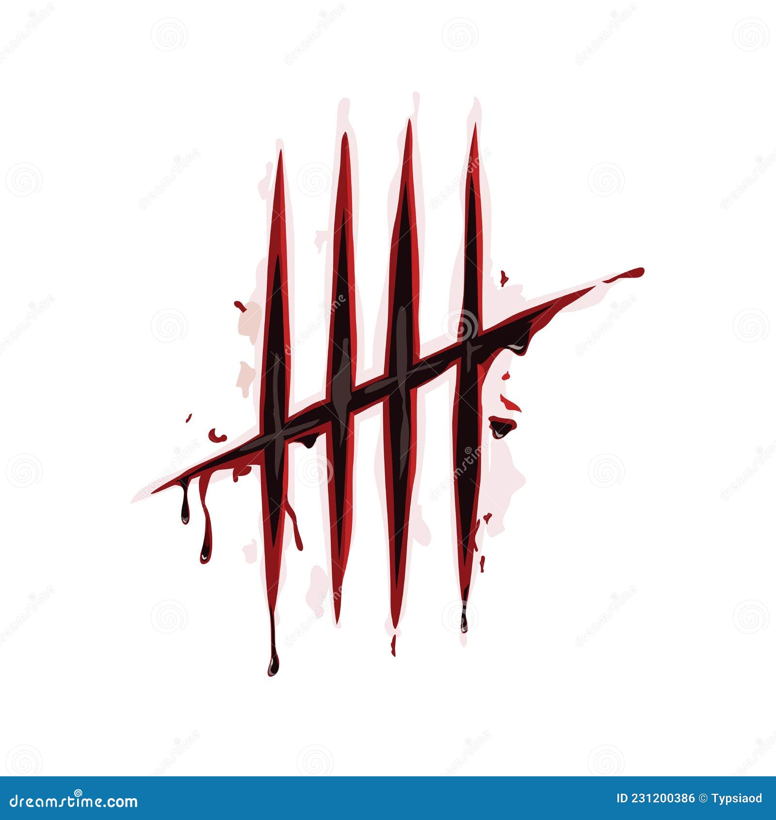 Tally Mark. Black Lines Marking. Hand Drawn Crossed Out Strokes ...